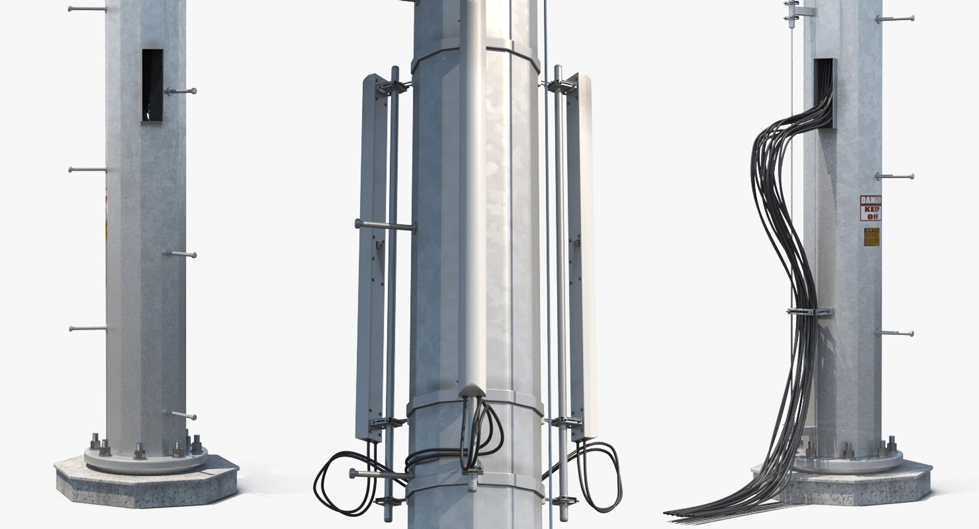 Cell Tower 3D - TurboSquid 1219166