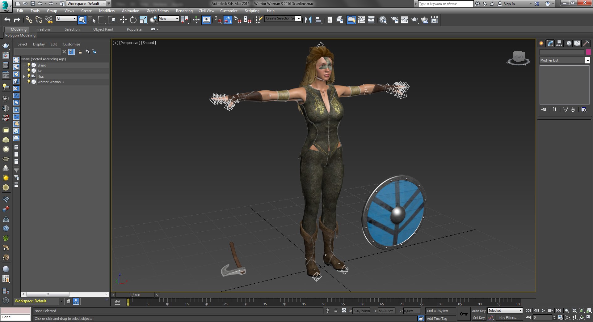 Warrior Woman 3D Model - TurboSquid 1192598