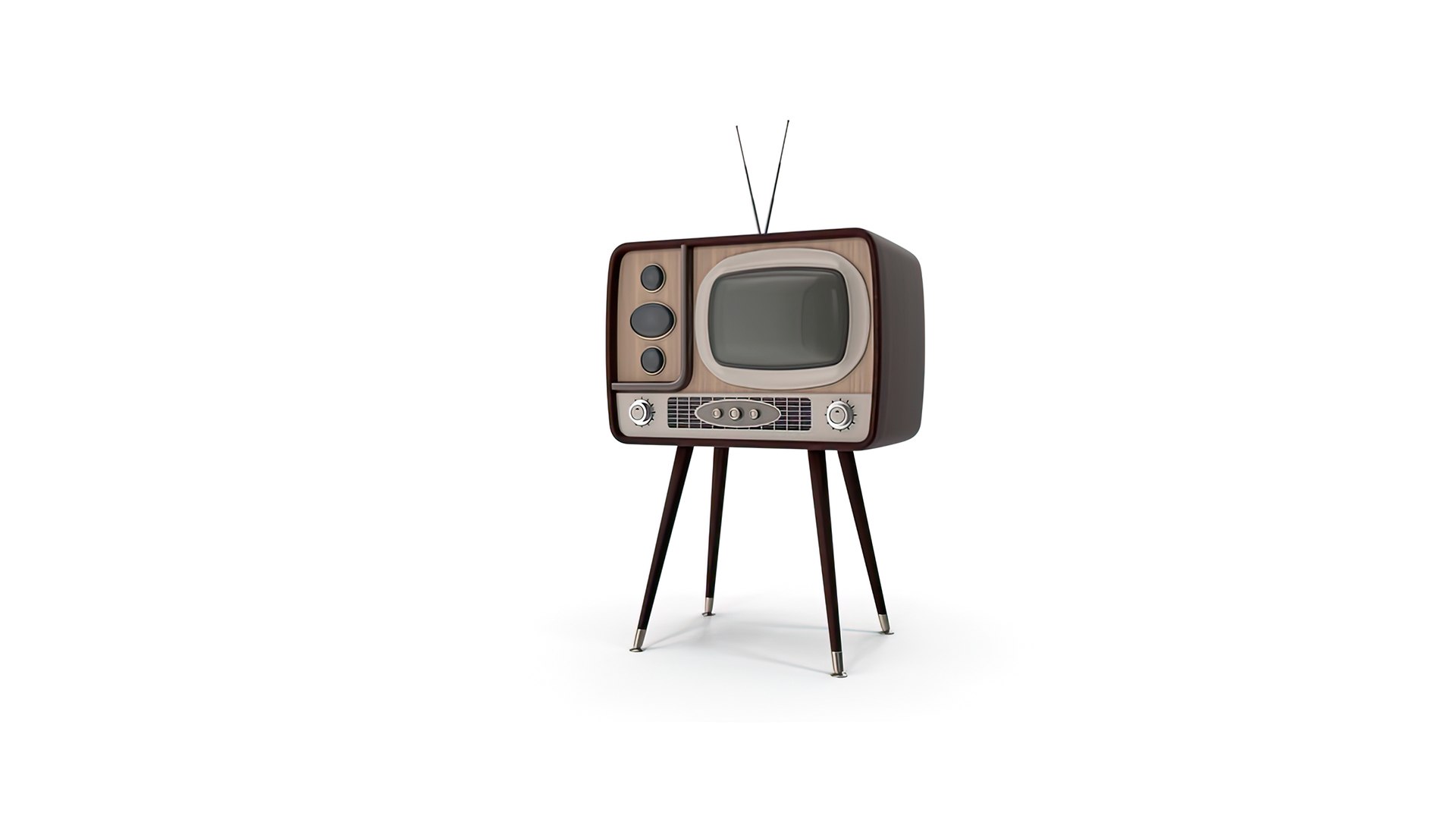 Vintage Analog TV 3D Model - TurboSquid 2185896