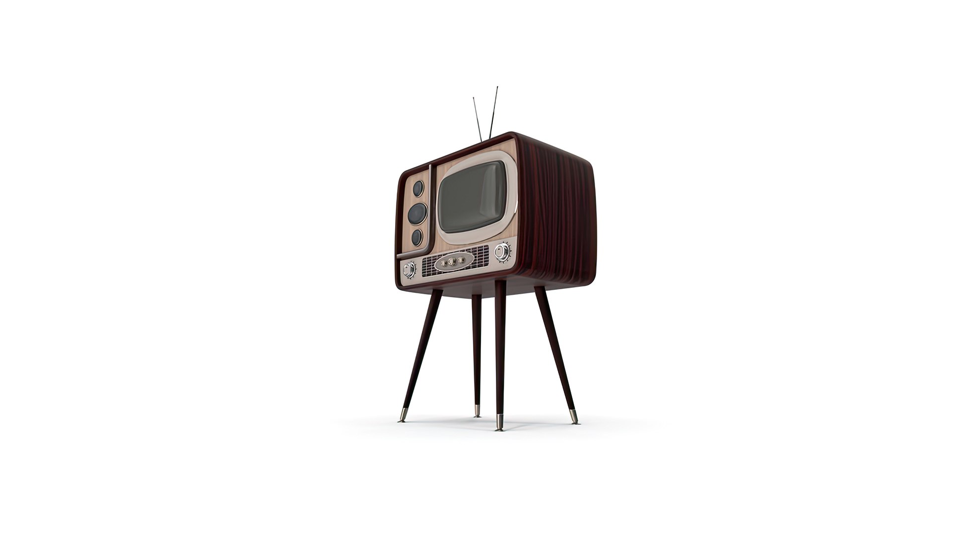 Vintage Analog TV 3D Model - TurboSquid 2185896