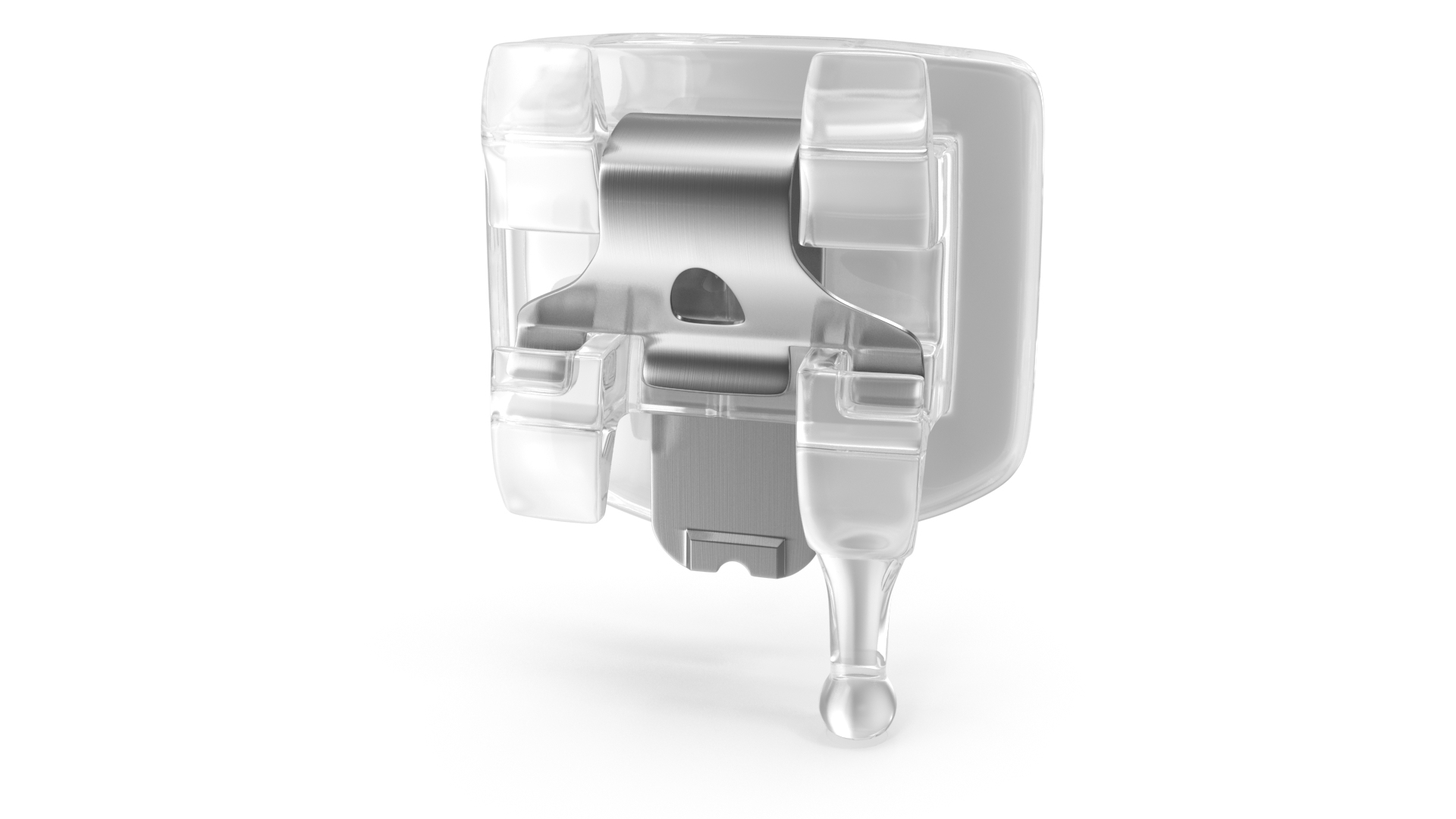 Ceramic Self Ligating Dental Braces Bracket V03 3D - TurboSquid 2057540