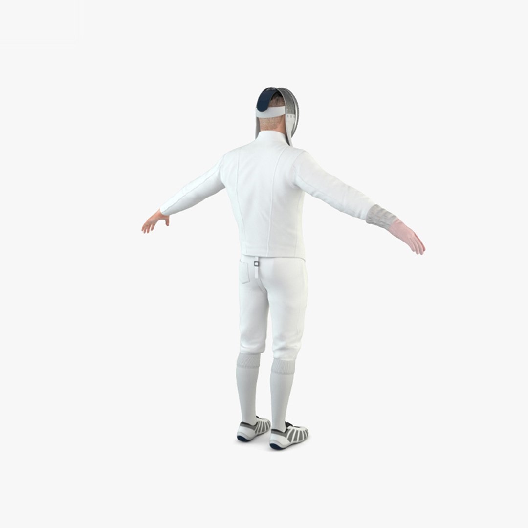 Fencer person human 3D model - TurboSquid 1674838