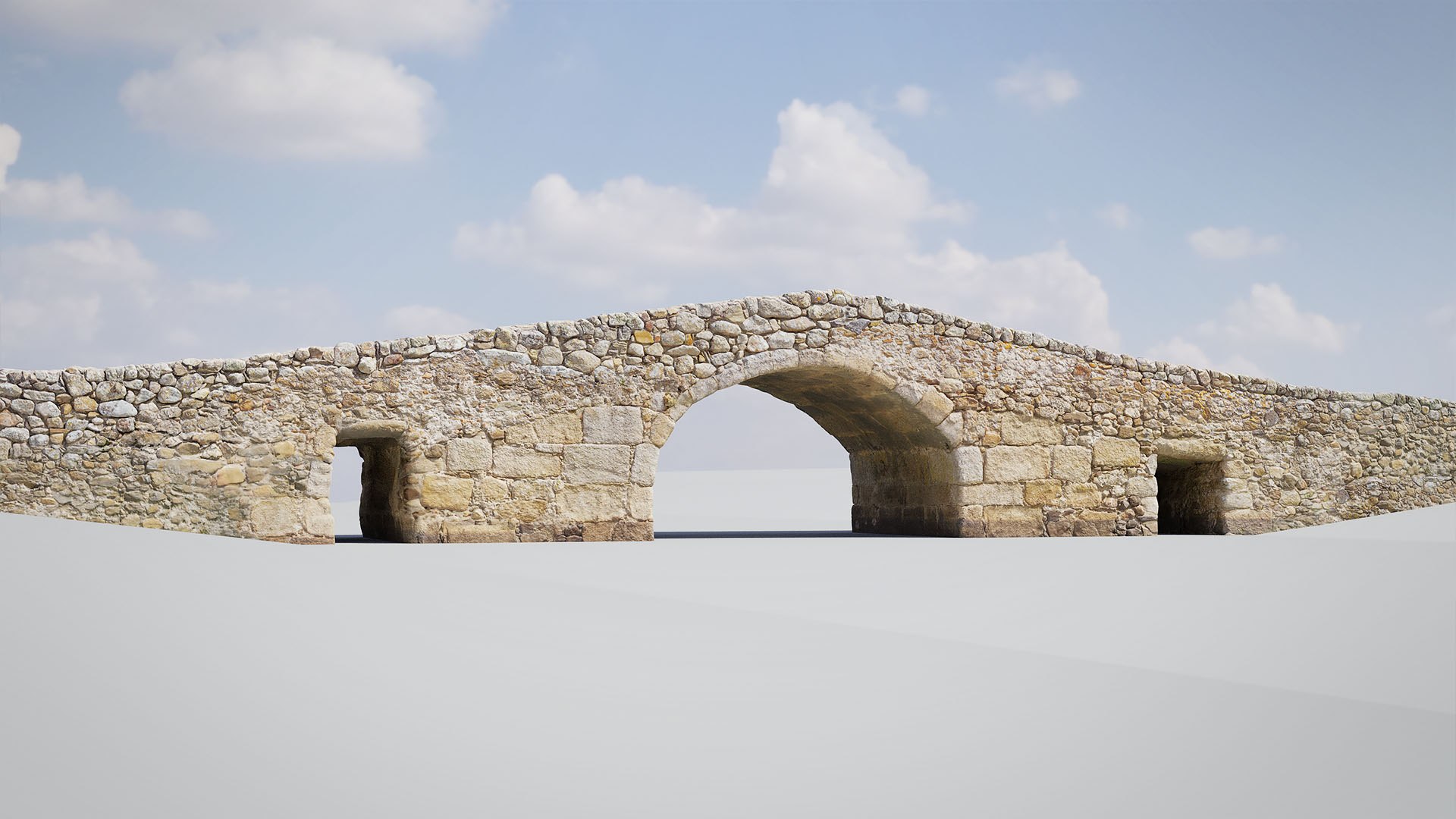 Old Bridge Medieval PBR 3D Model - TurboSquid 2001945