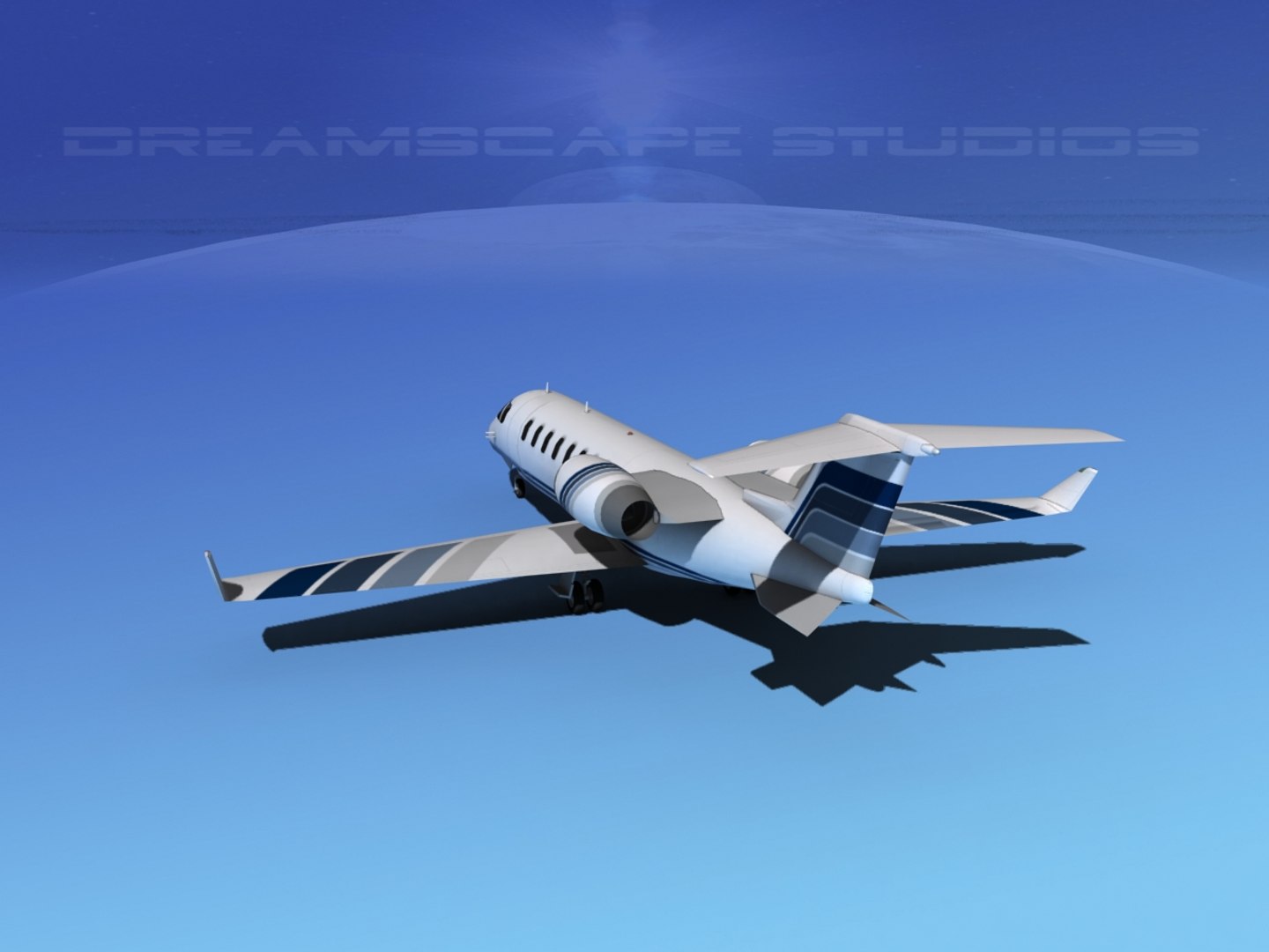 Bombardier Lear Jet 45 3d Model
