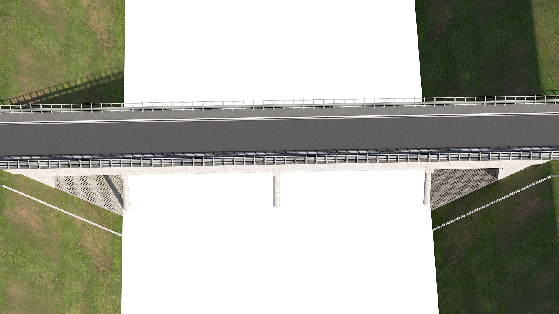 Road Bridge One Lane 01 Model - TurboSquid 2330429