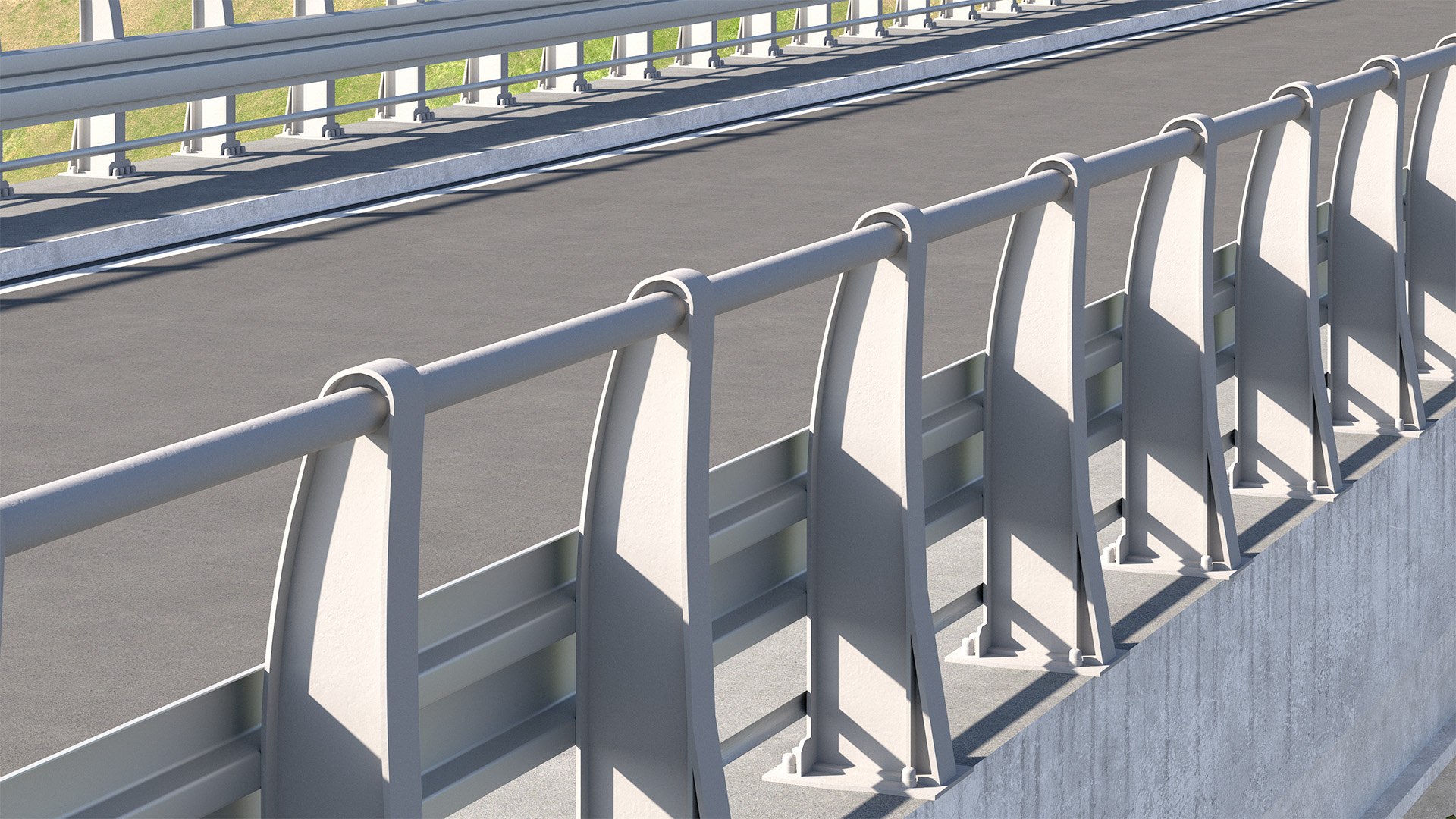 Road Bridge One Lane 01 Model - TurboSquid 2330429