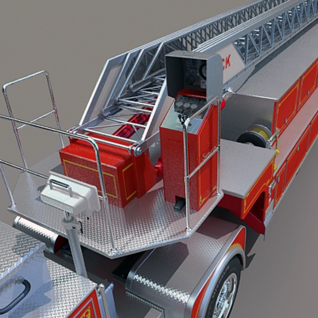 Tractor-drawn Aerials 3d Model