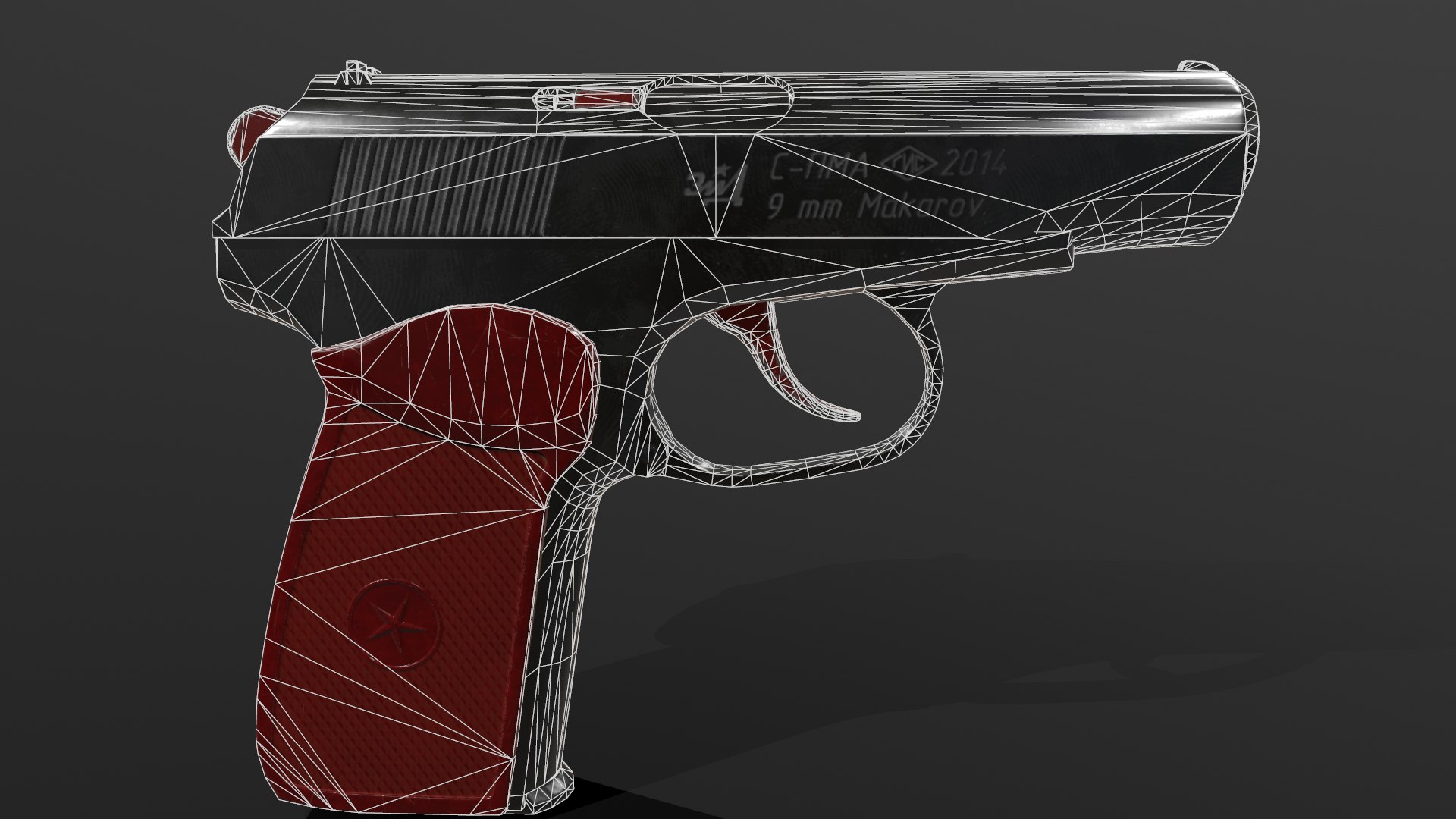 Makarov Pistol 3D Model - TurboSquid 1646959