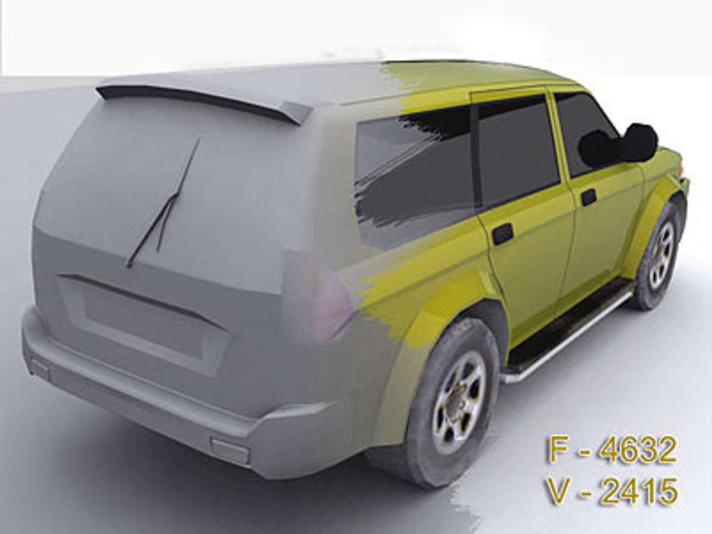 mitsubishi challenger 3d model