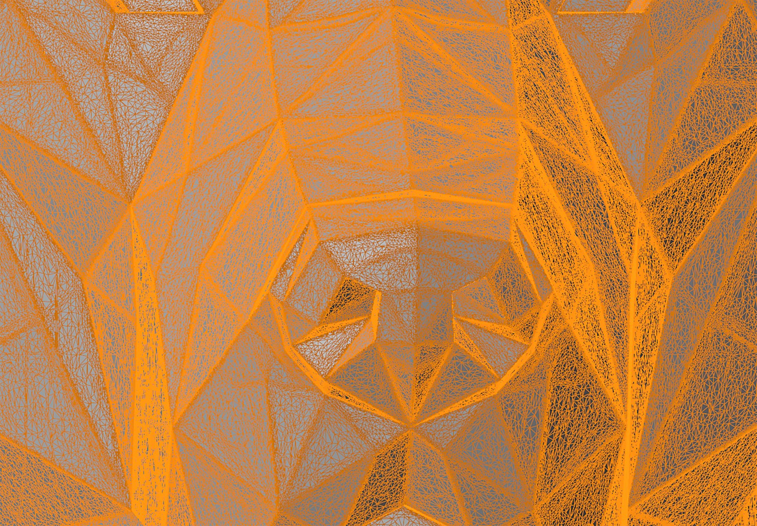 3D Geometric Dog Bust 3D Print Model Low Poly Canine Sculpture Model ...