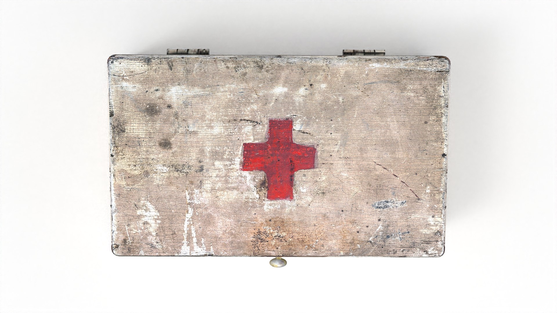3D Old Wooden Medical Box Model - TurboSquid 1742267