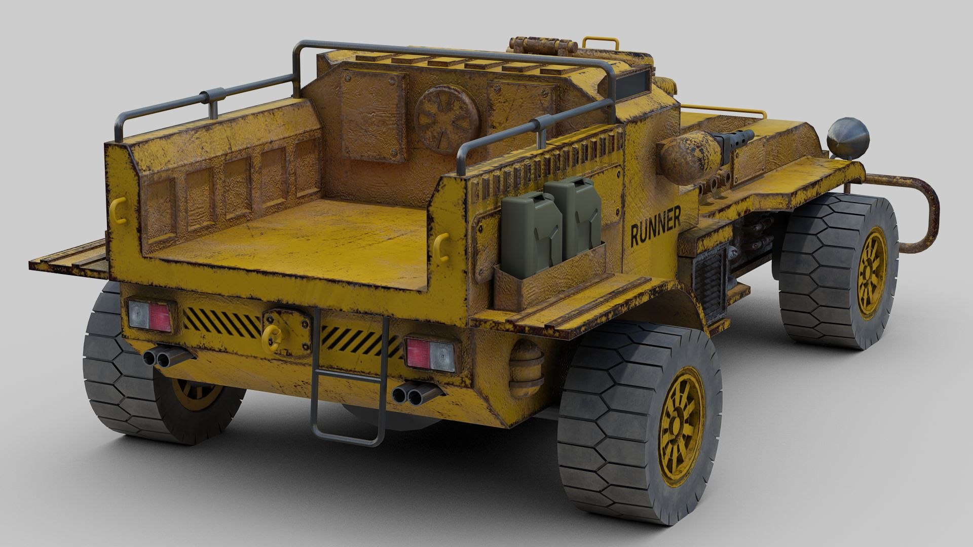 Futuristic Desert Runner Concept 3D Model - TurboSquid 1823473