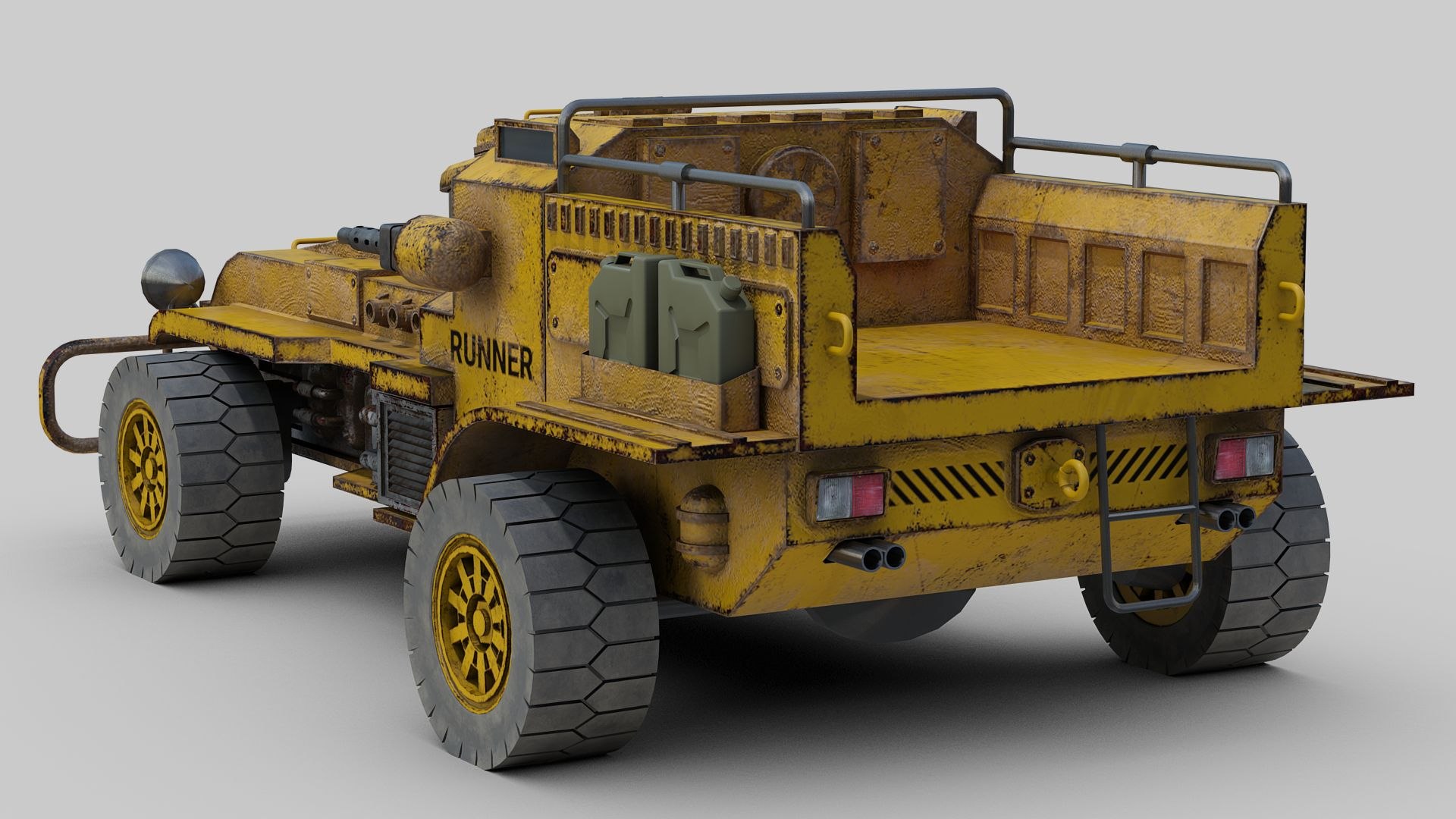 Futuristic Desert Runner Concept 3D Model - TurboSquid 1823473