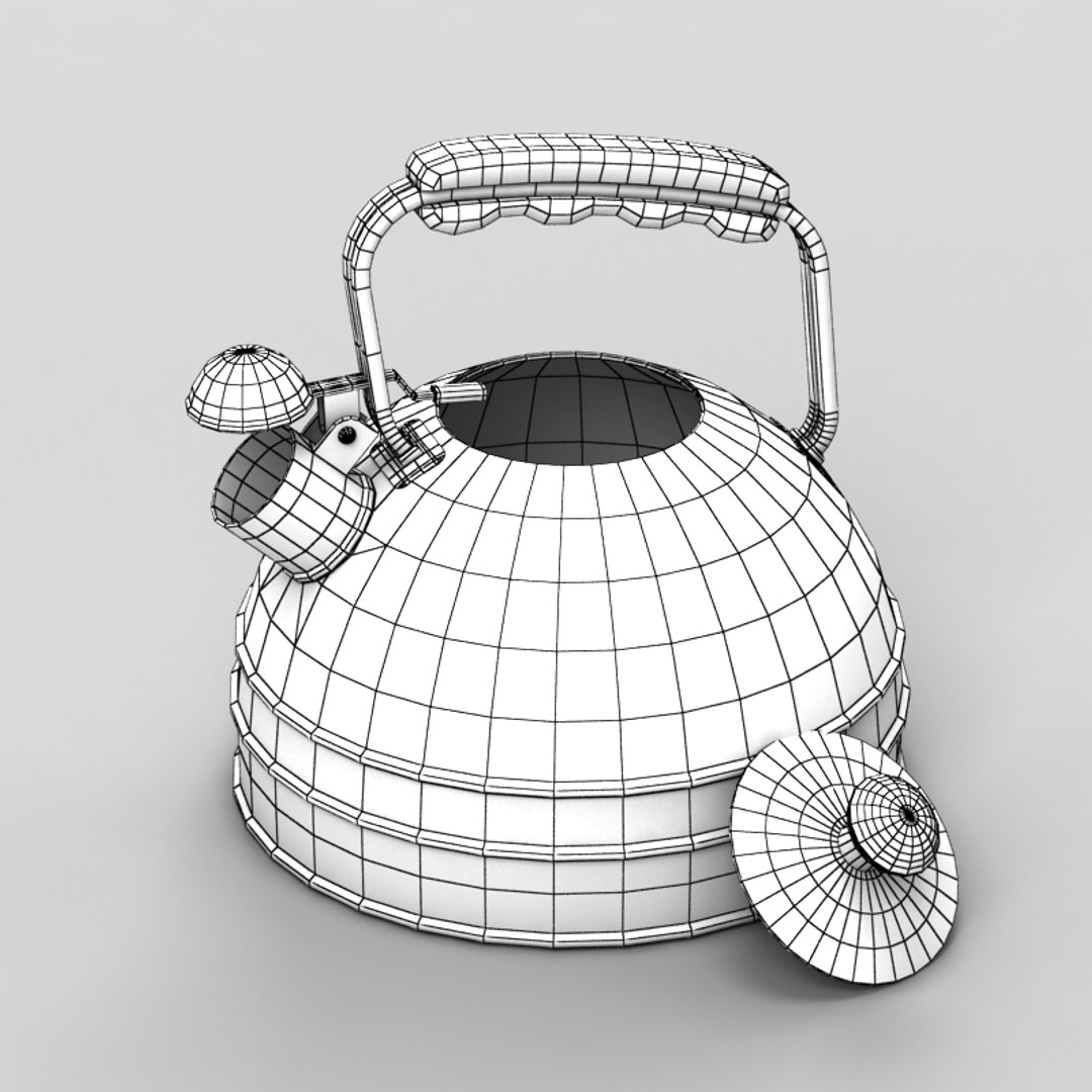 3d model kettle
