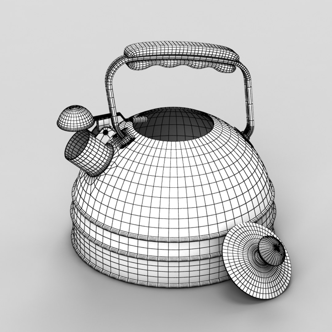 3d model kettle