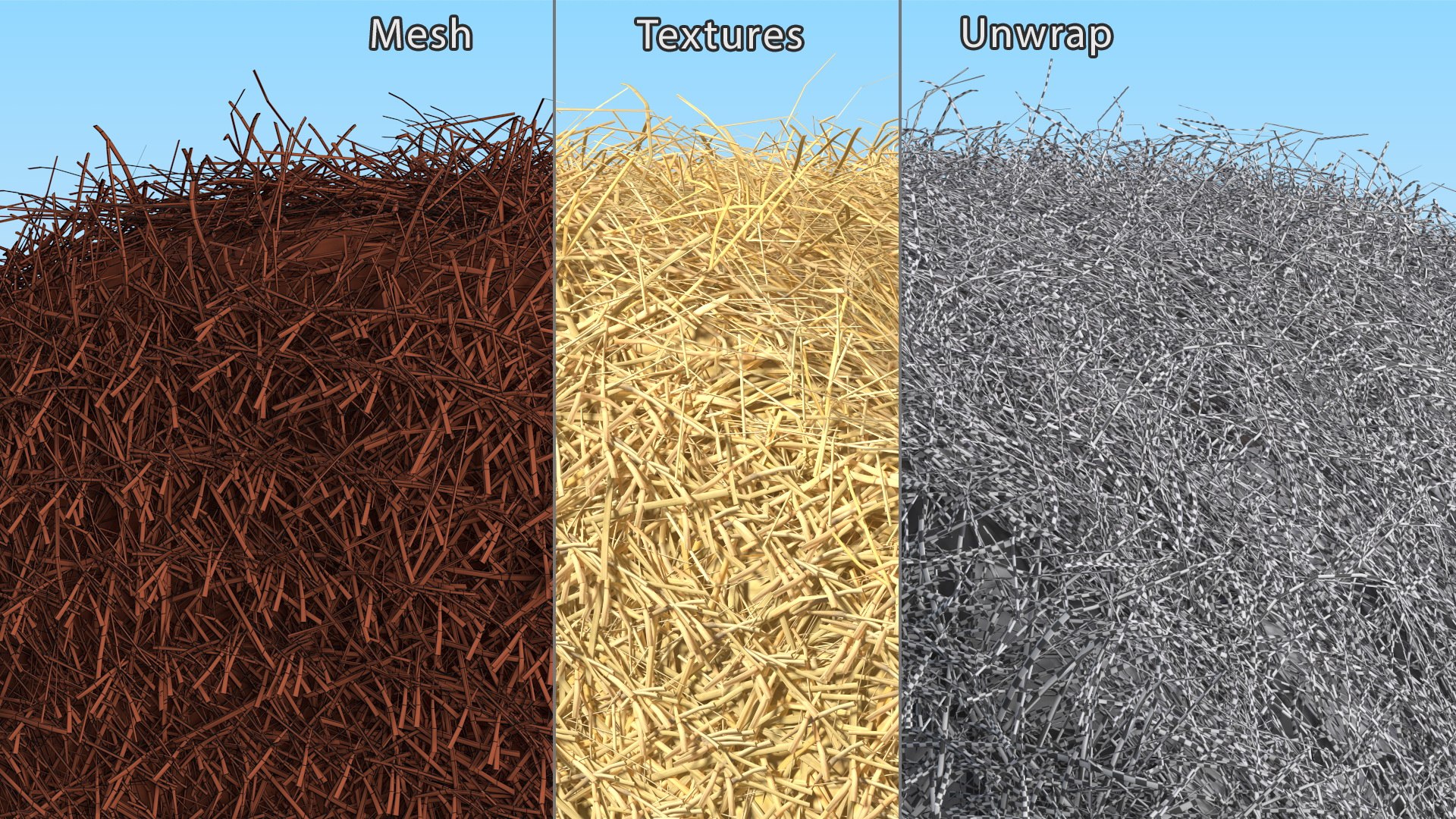 3D Haystacks Collection Model - TurboSquid 2196906