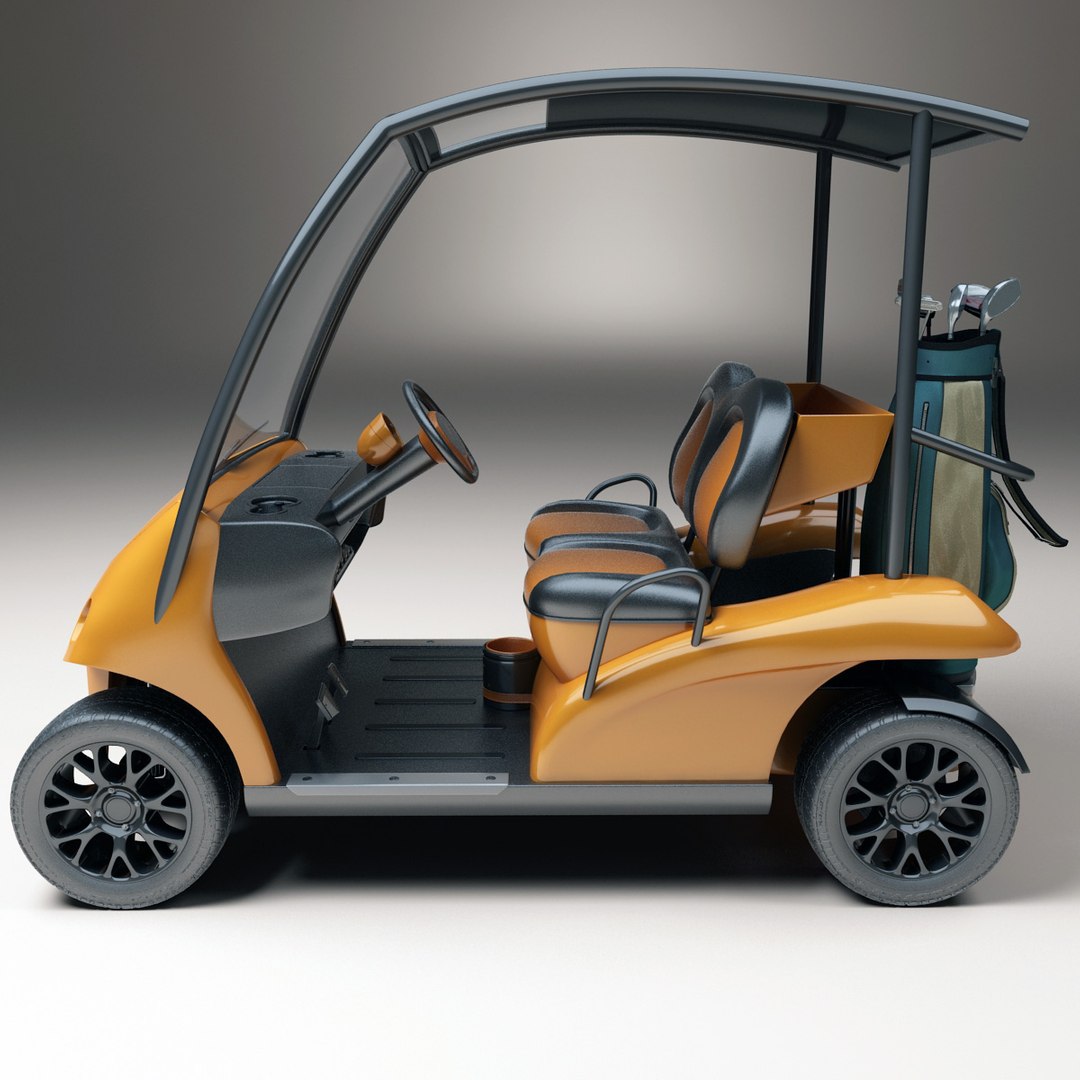 golf car garia v2 3d lwo