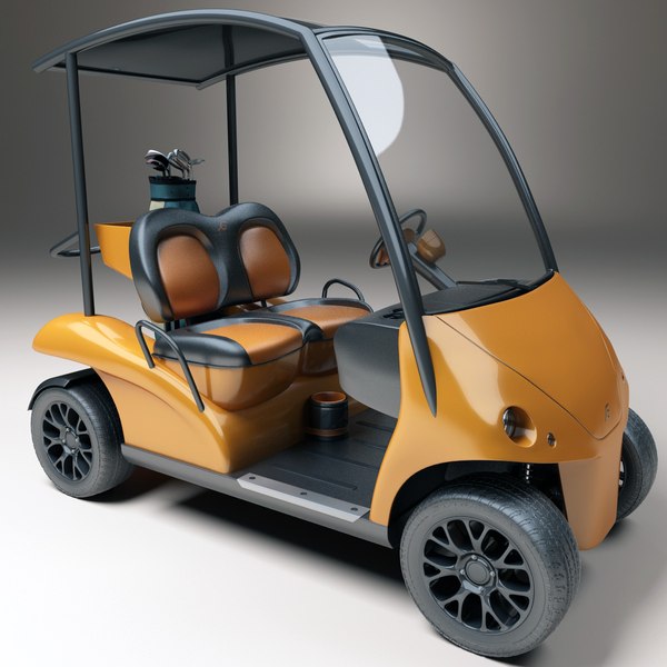 golf car garia v2 3d lwo
