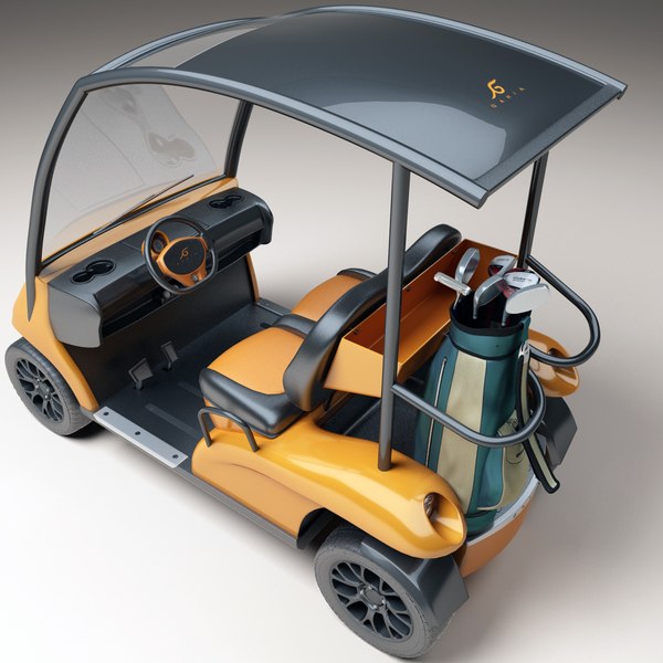 golf car garia v2 3d lwo