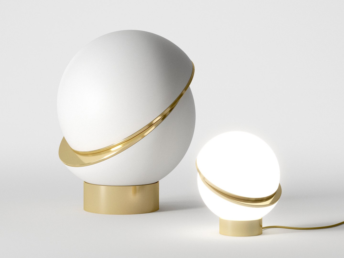Free Crescent Table Lamp 3D Model - TurboSquid 1388537