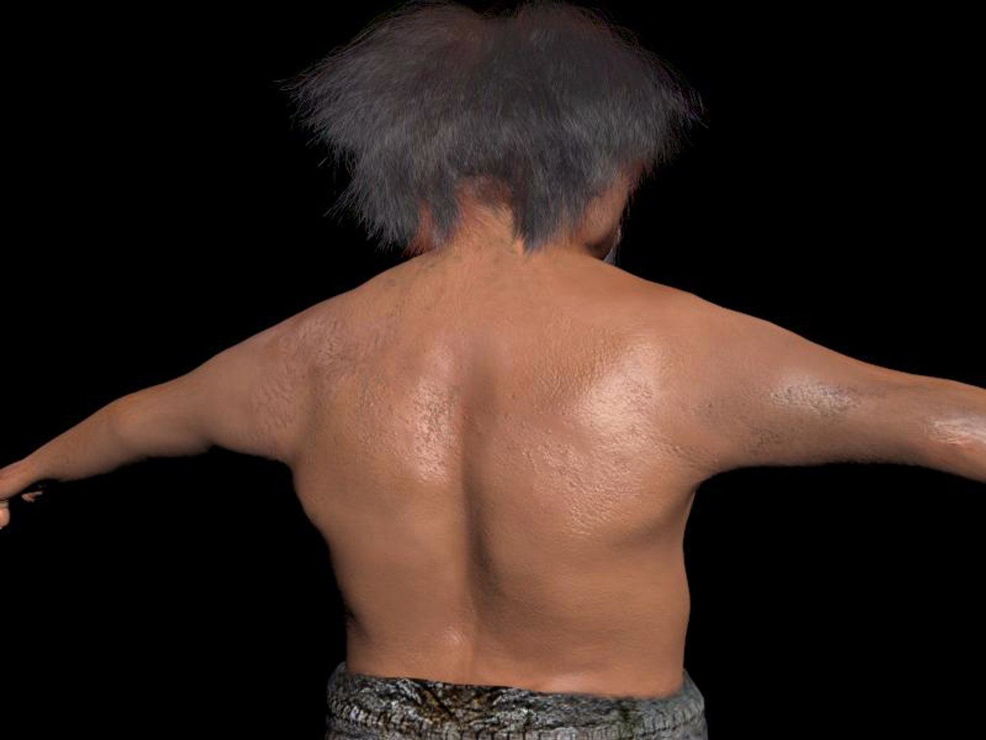 3d Neanderthal Man Model