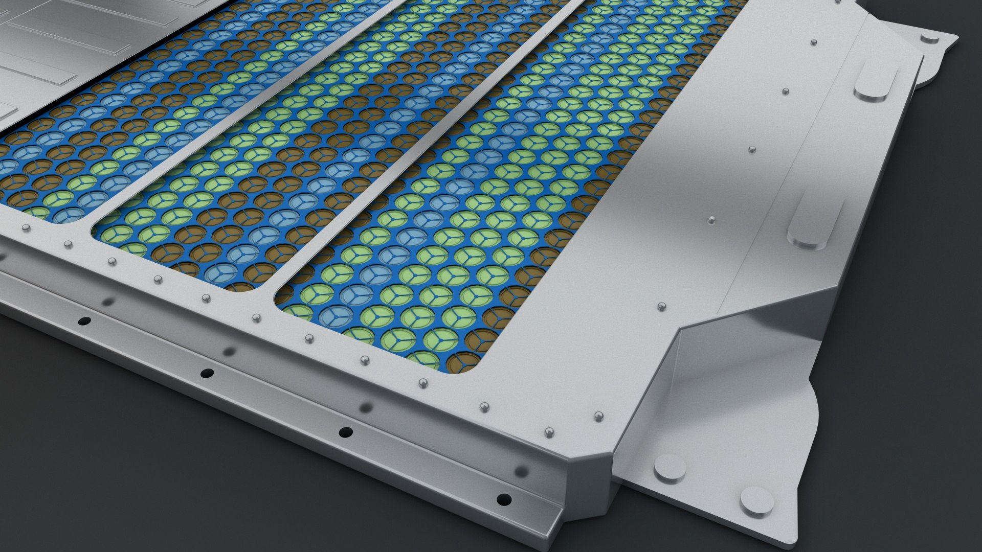 Electric Vehicle Battery Pack 3D Model - TurboSquid 2320227