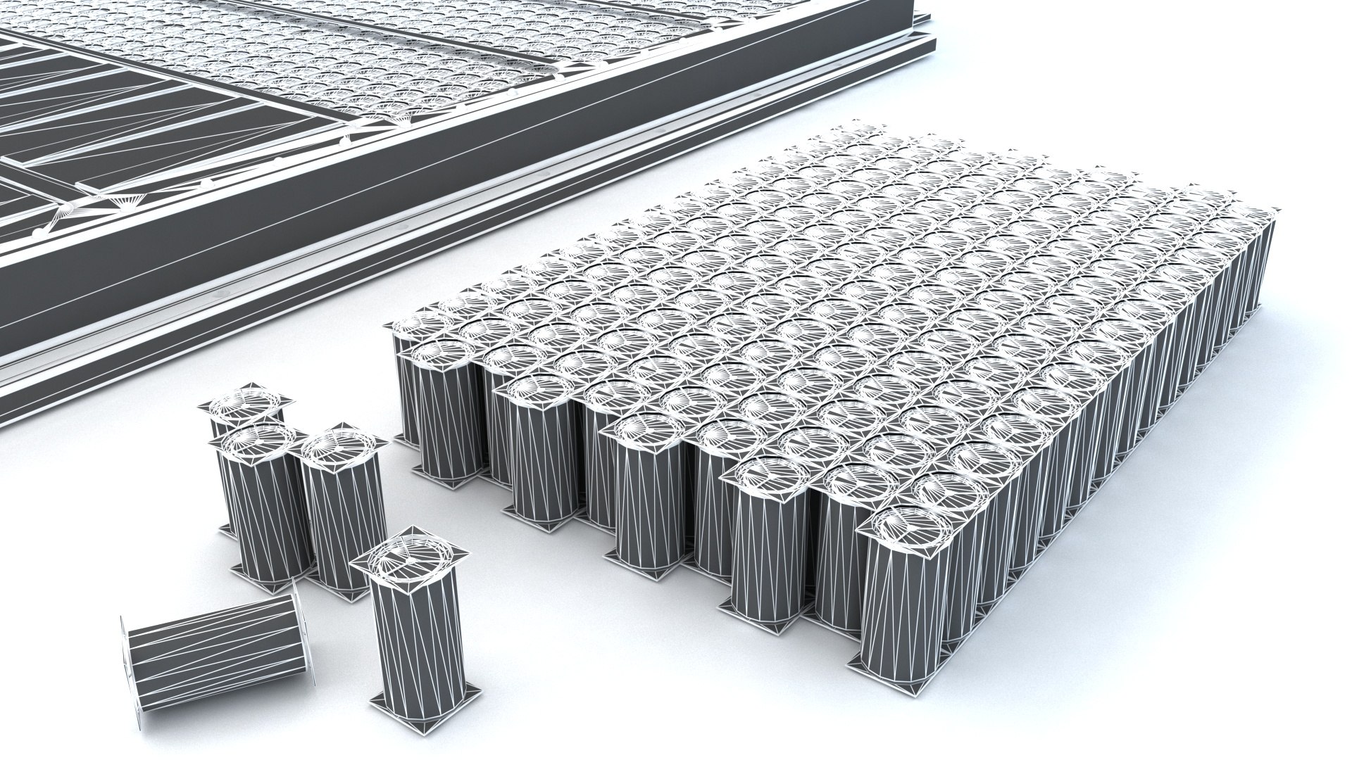 Electric Vehicle Battery Pack 3D Model - TurboSquid 2320227