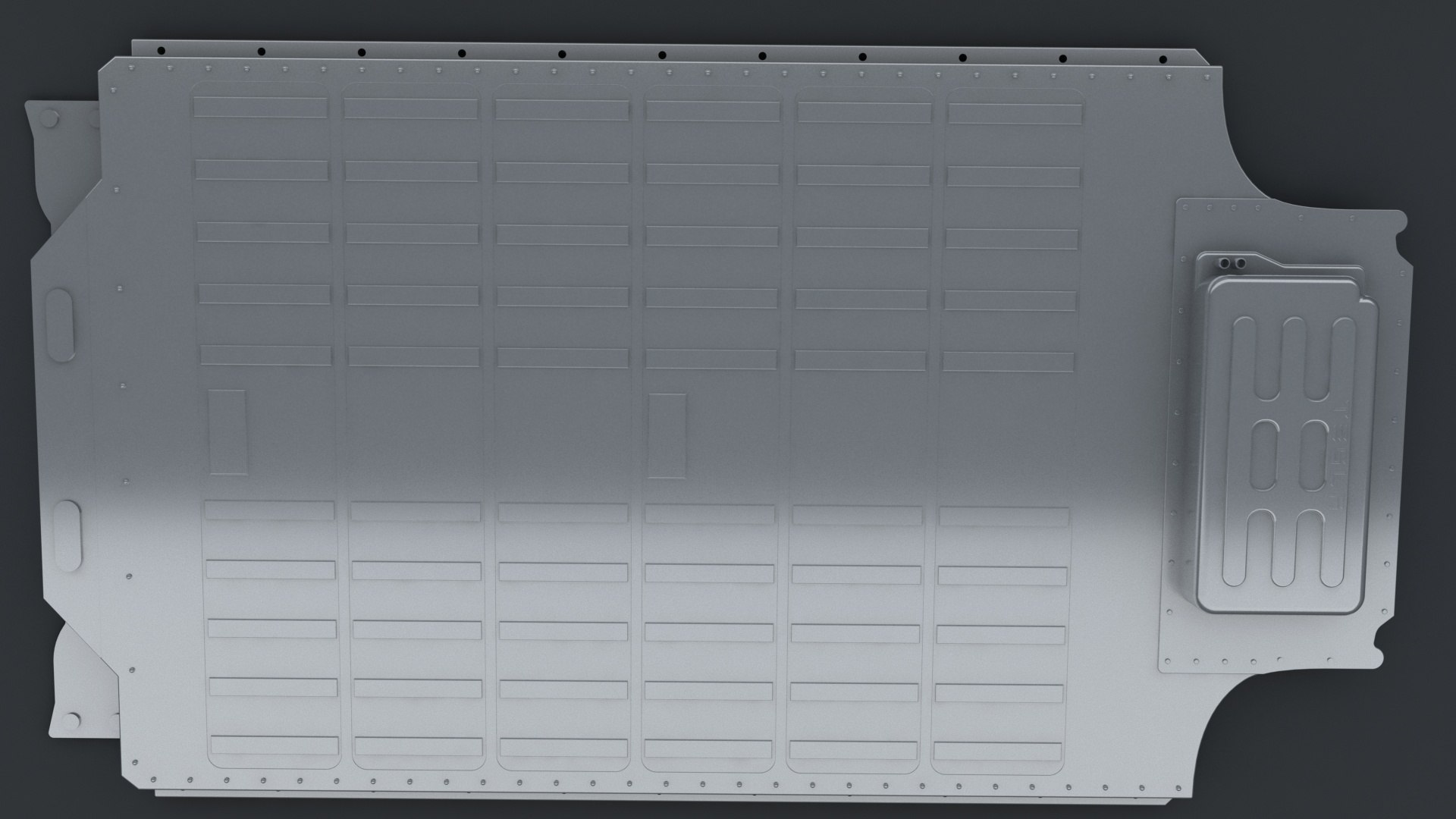 Electric Vehicle Battery Pack 3D Model - TurboSquid 2320227