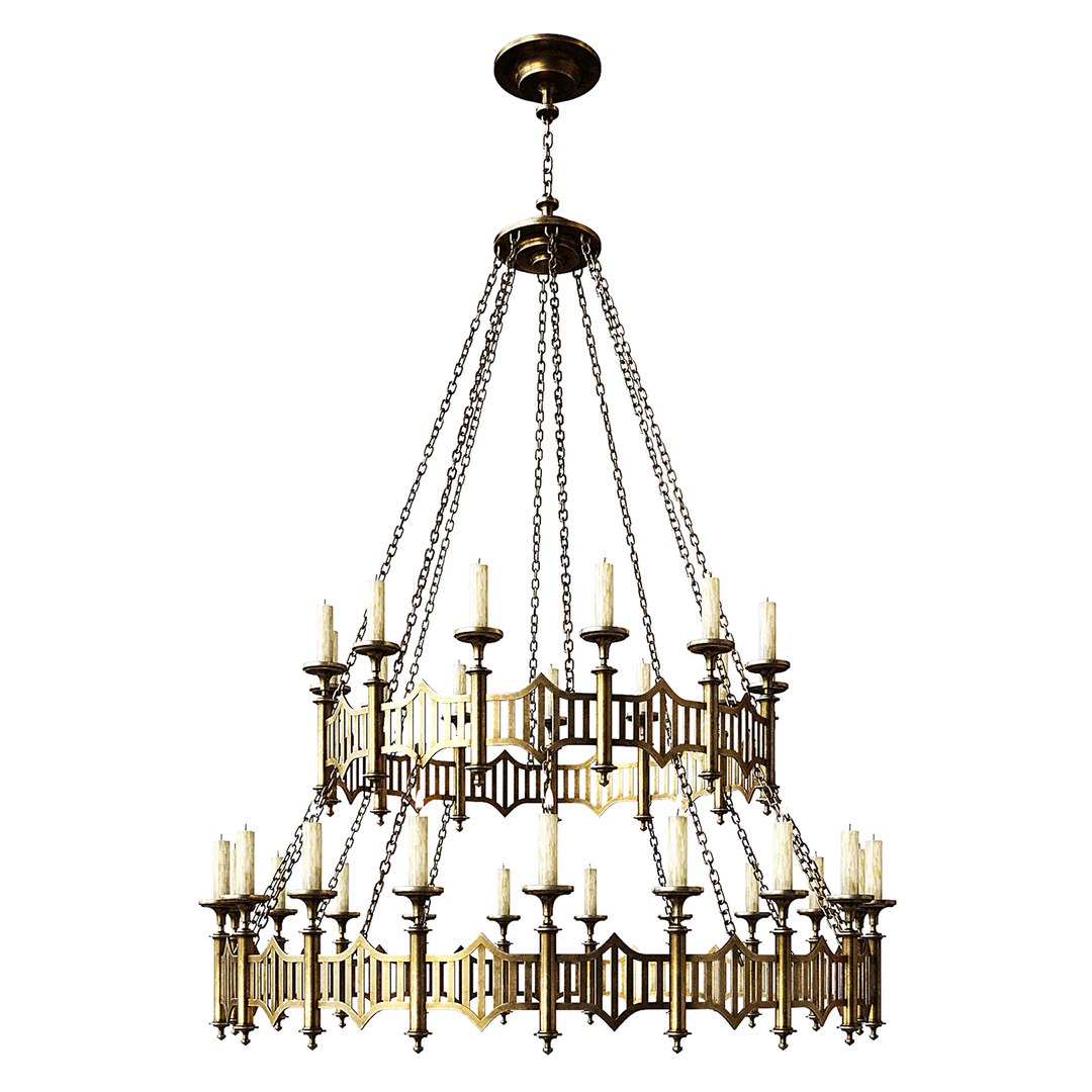 3D model Medieval Chandelier - TurboSquid 2178764