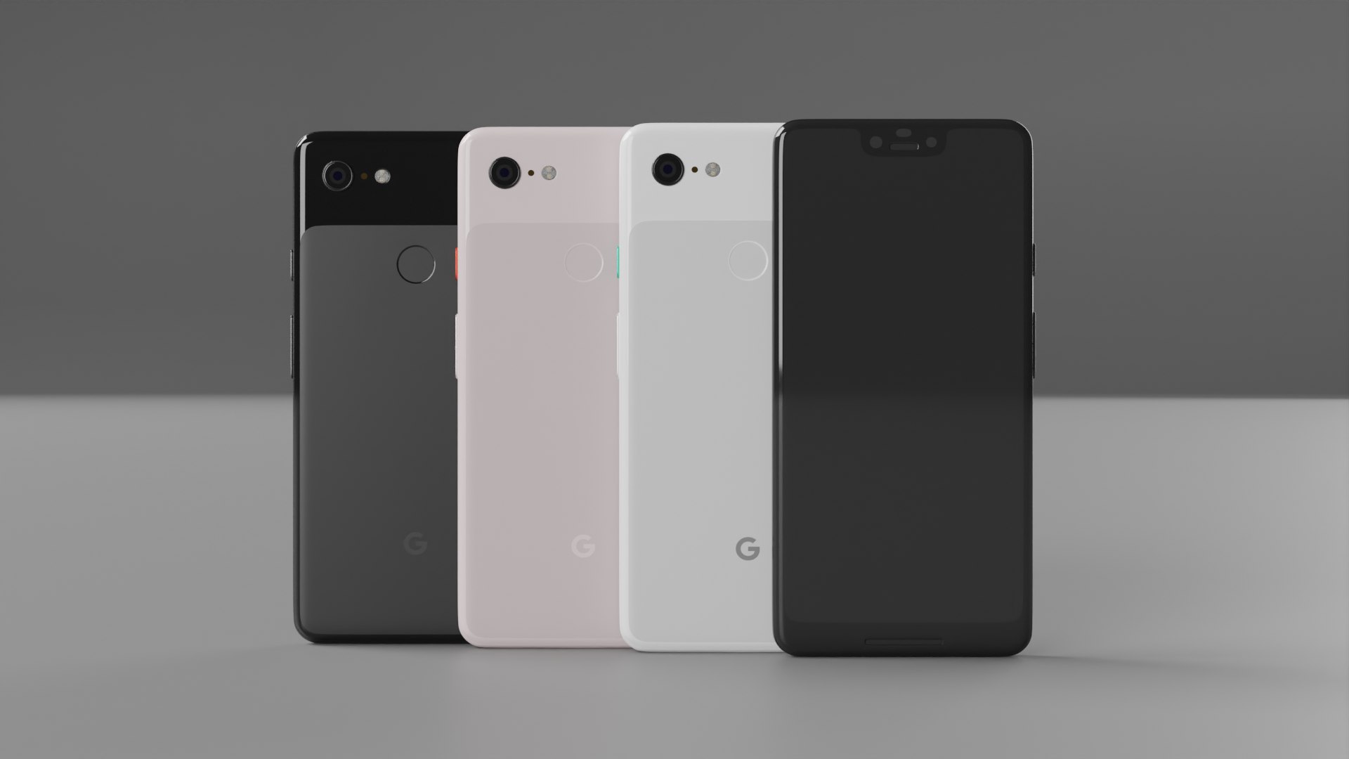 Google Pixel 3 XL All Colors 3D Model - TurboSquid 2063508