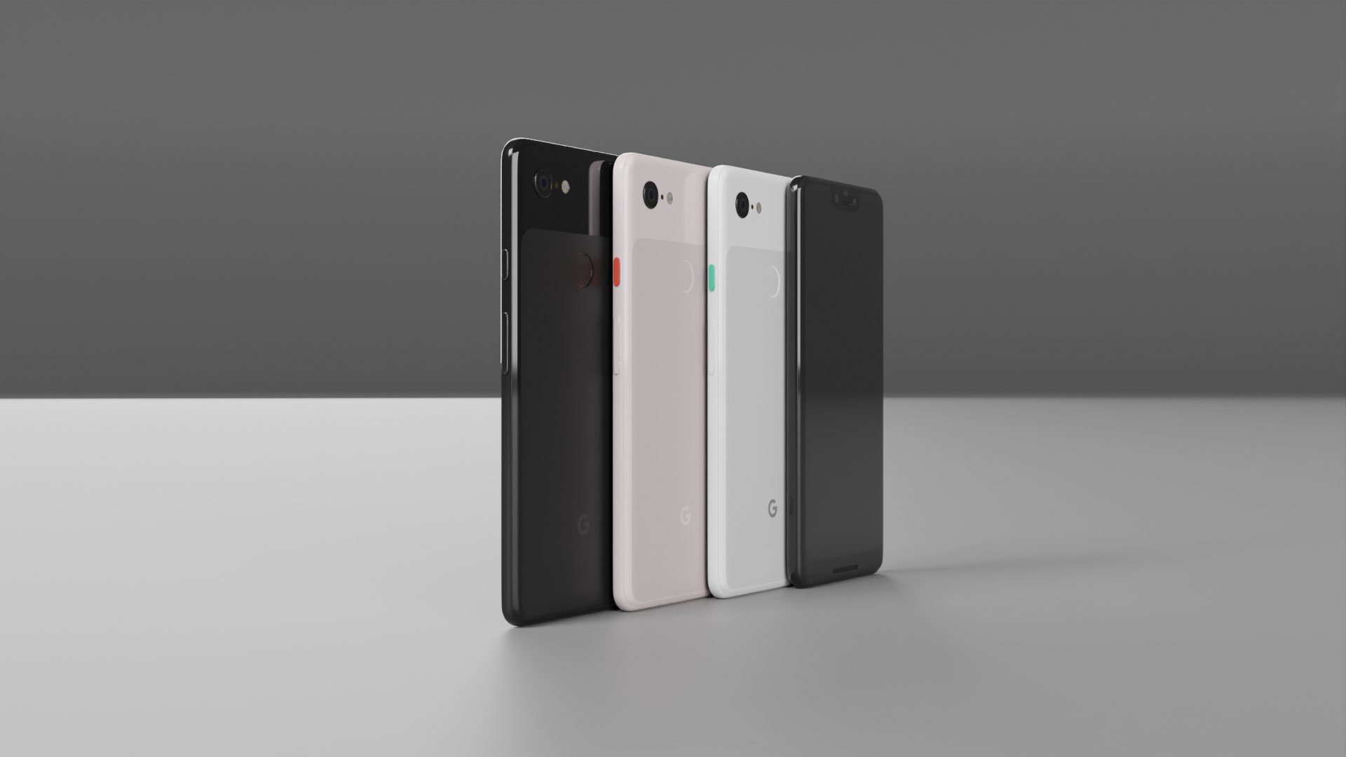 Google Pixel 3 XL All Colors 3D Model - TurboSquid 2063508