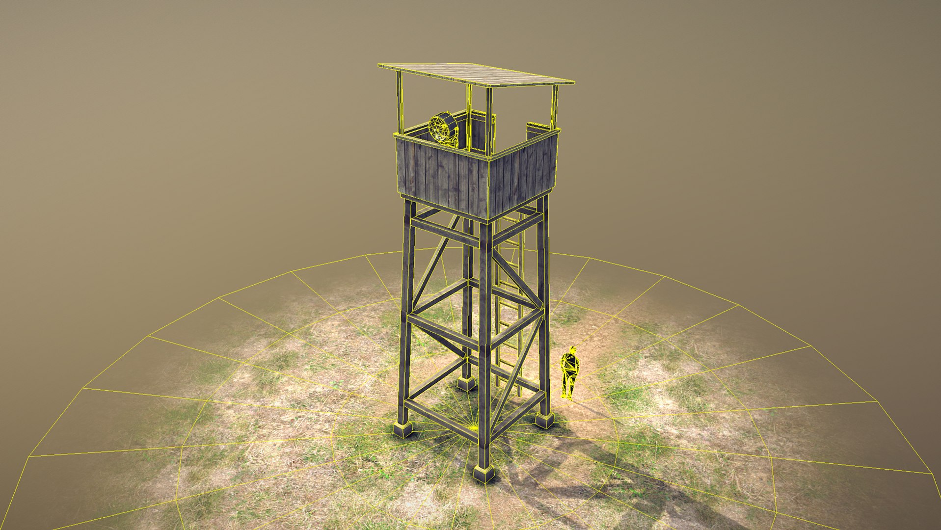 Observation Tower 01 3D Model - TurboSquid 1513191