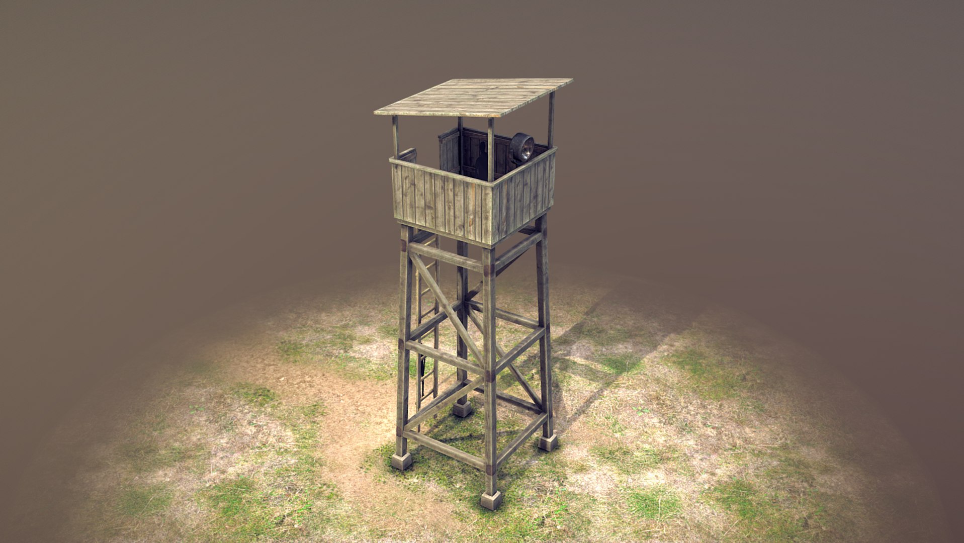 Observation Tower 01 3D Model - TurboSquid 1513191
