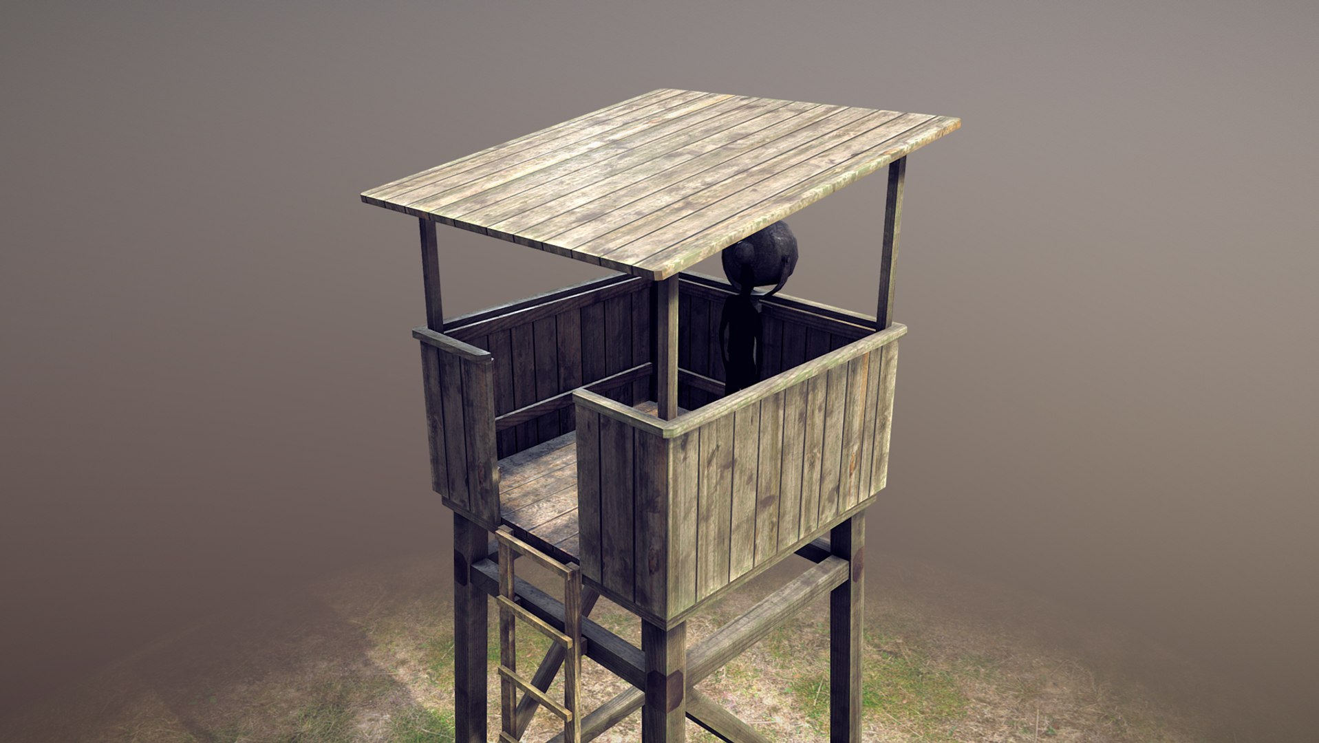 Observation Tower 01 3D Model - TurboSquid 1513191