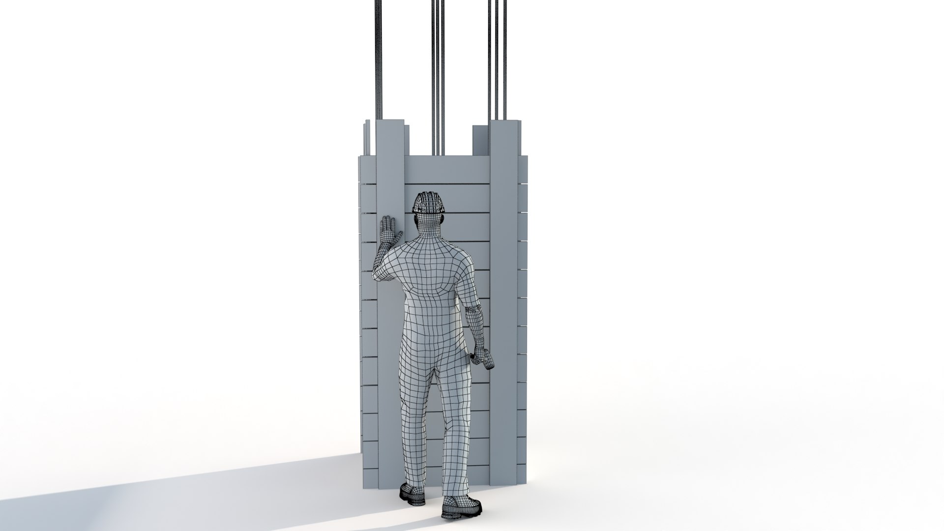 3D Workman Idle Animation 05 Model - TurboSquid 1875448