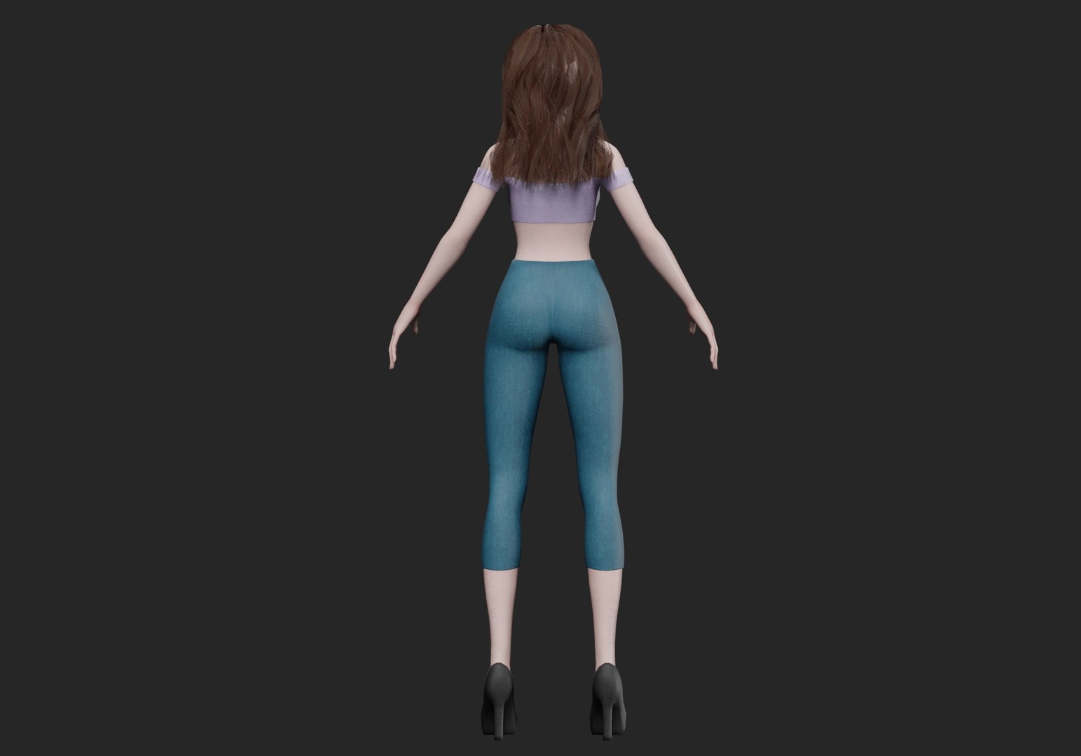 Anime Standard Girl V30545 3D Model - TurboSquid 2272488