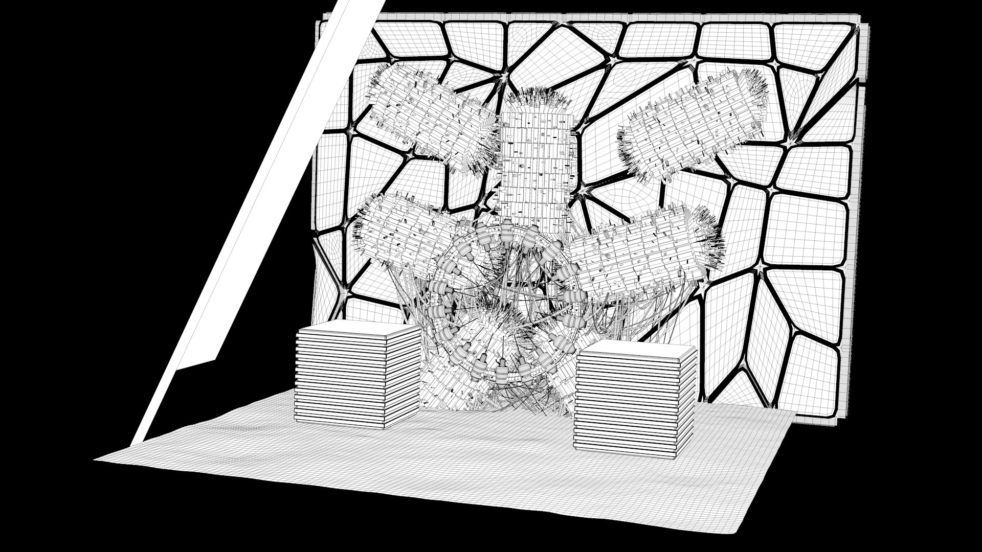 Futuristic Reactor Interior Environment Model - TurboSquid 2250932