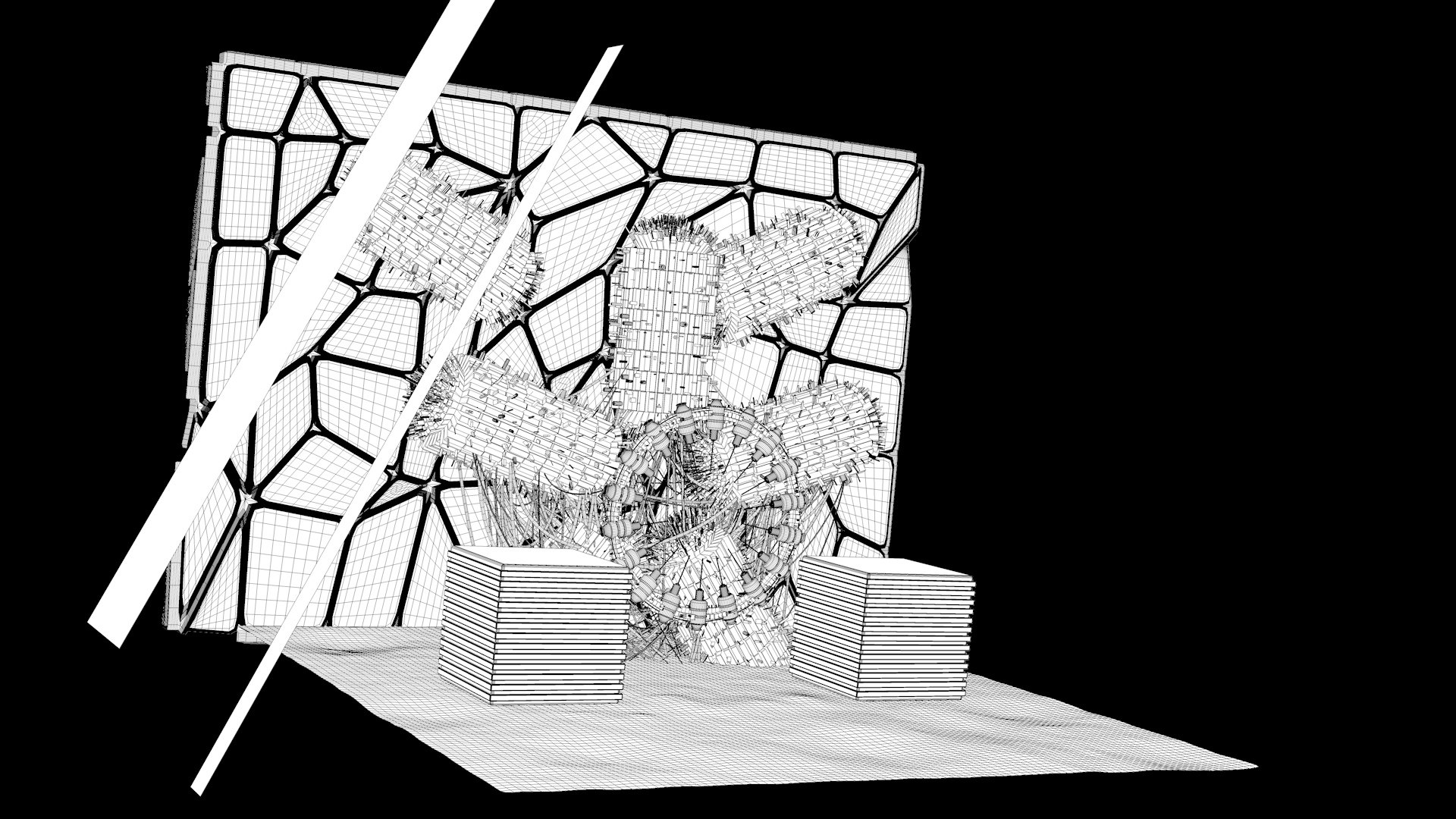 Futuristic Reactor Interior Environment Model - TurboSquid 2250932