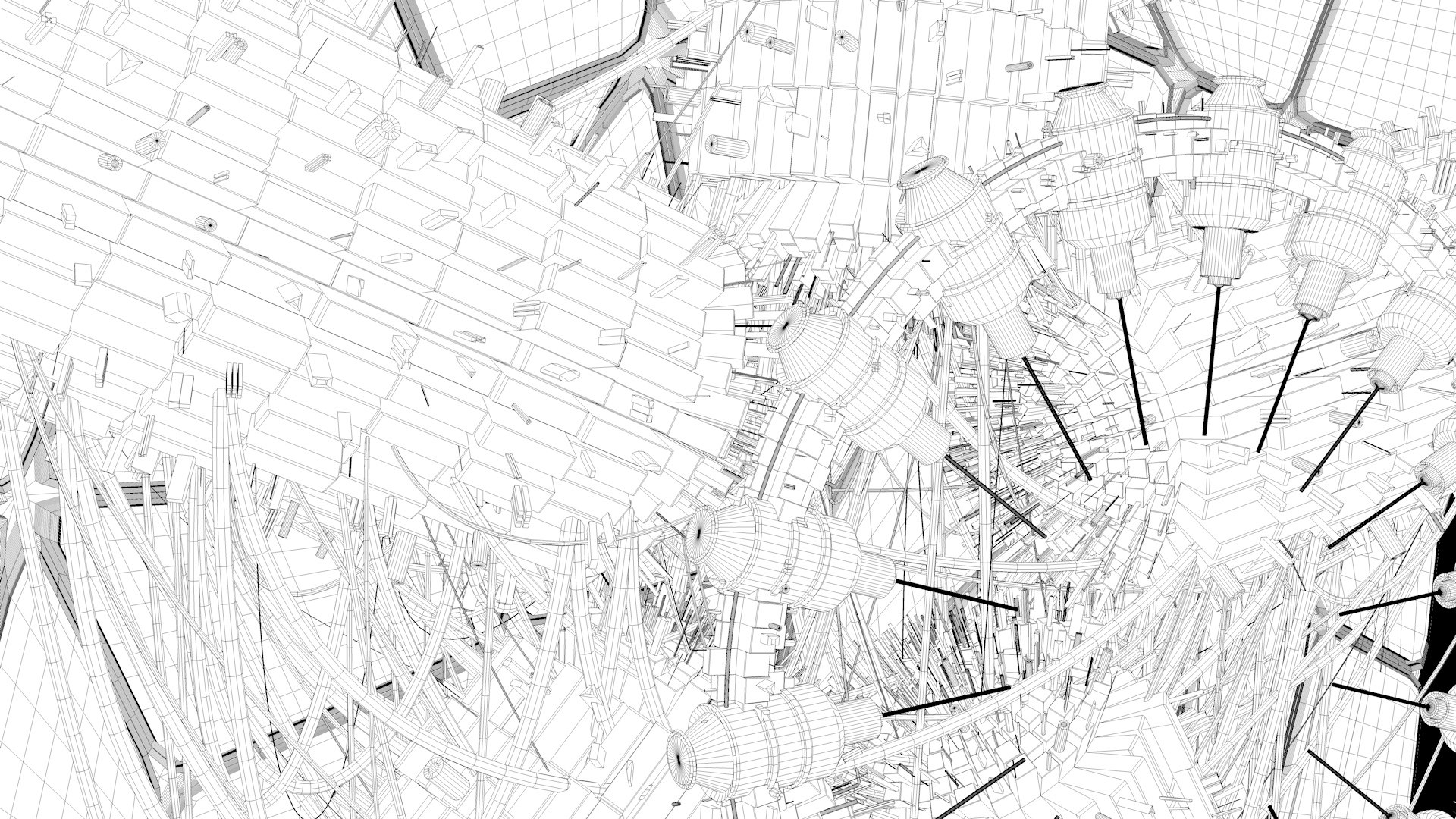 Futuristic Reactor Interior Environment Model - TurboSquid 2250932