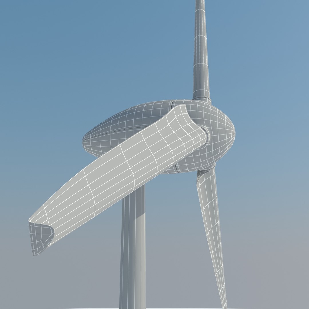 Wind Turbine 3d Model