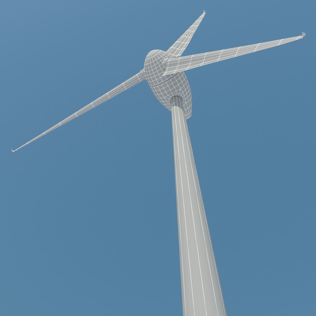 Wind Turbine 3d Model