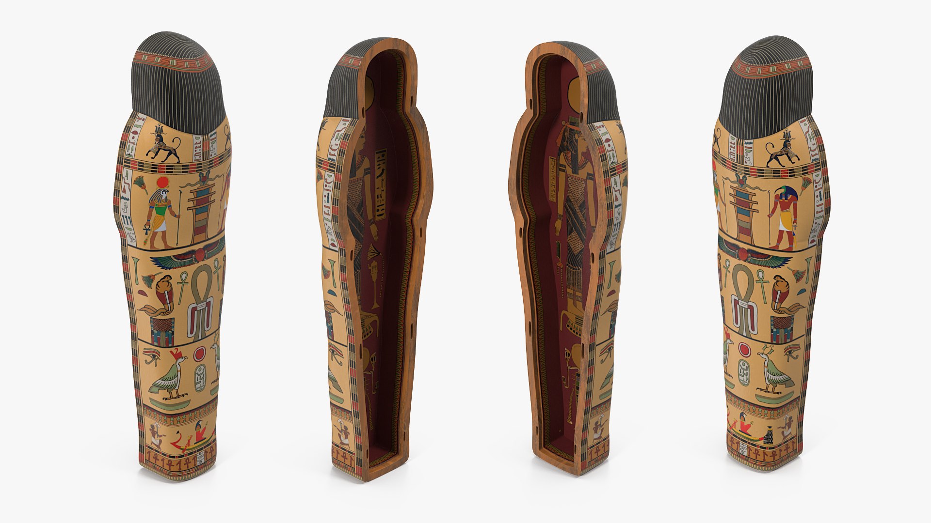 Egyptian Sarcophagus 3D - TurboSquid 1445424