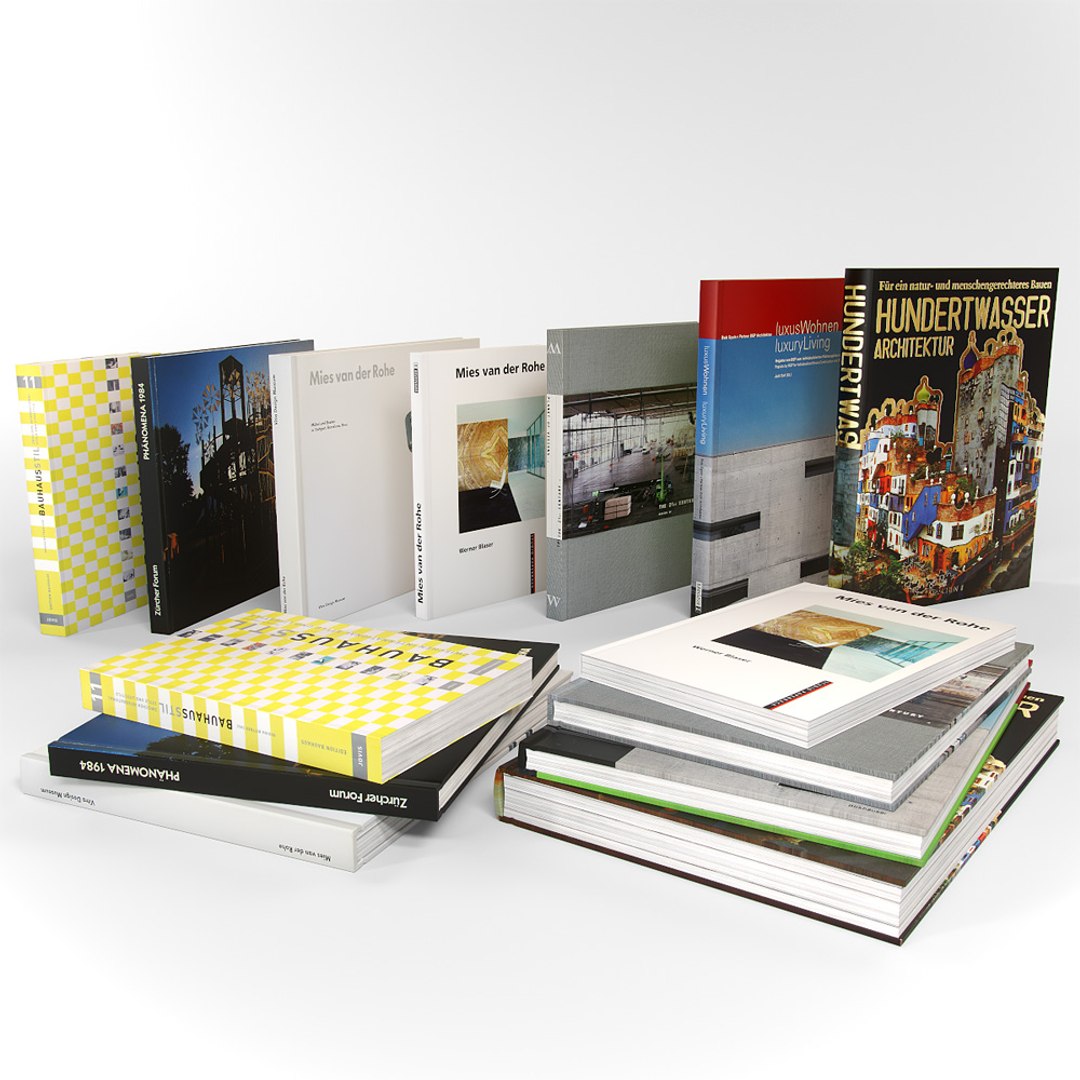 Architectural Books 3d Model