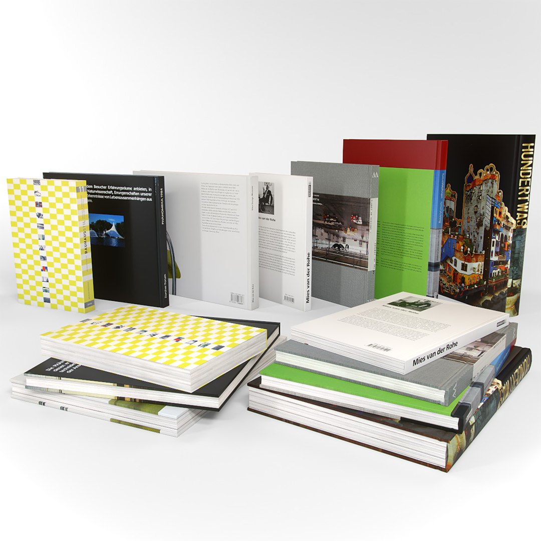 Architectural Books 3d Model