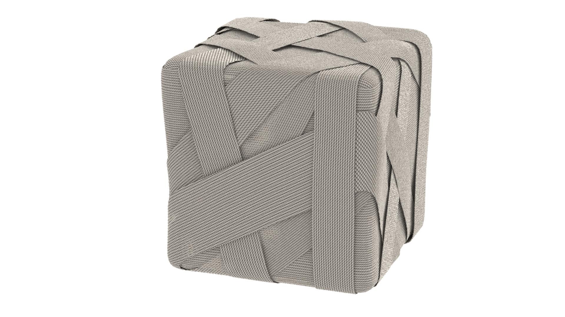 Palecek Henley Hassock Ottoman 3D - TurboSquid 2216522