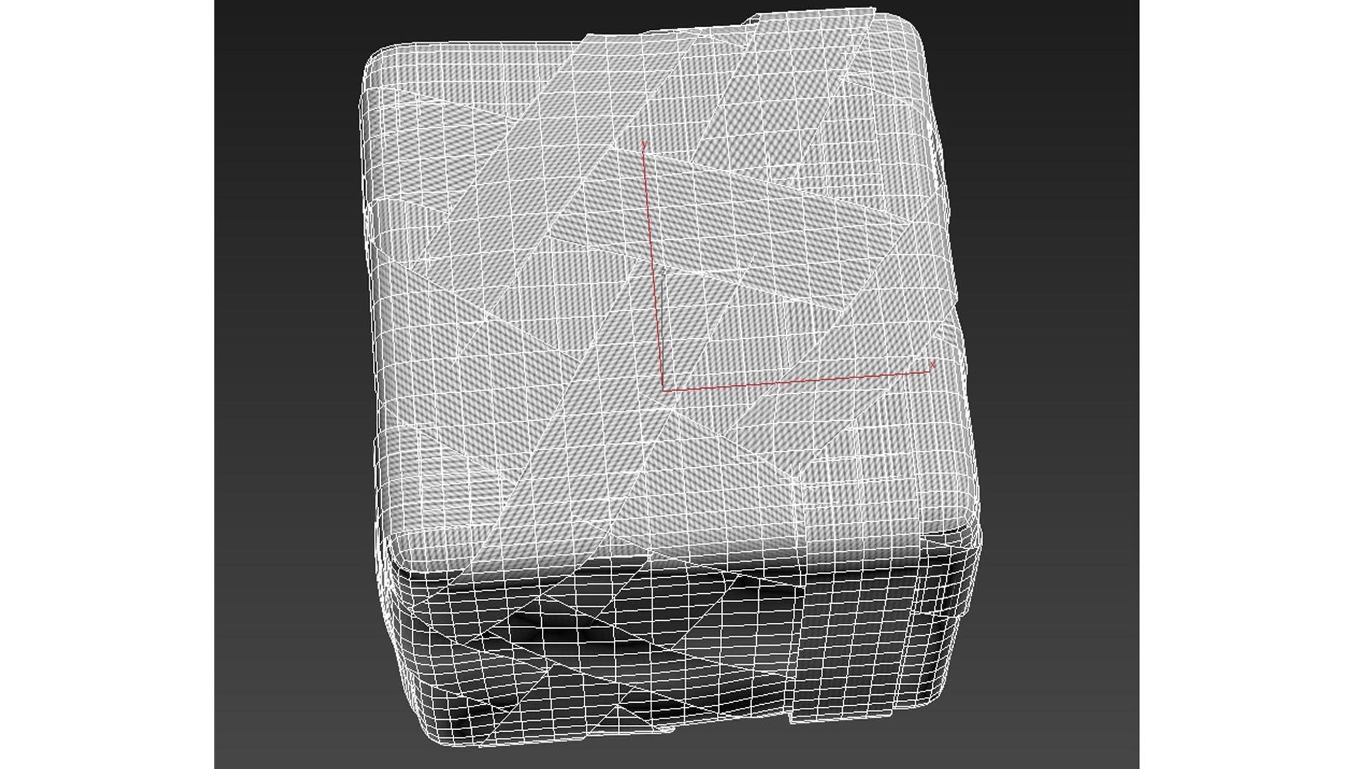 Palecek Henley Hassock Ottoman 3D - TurboSquid 2216522