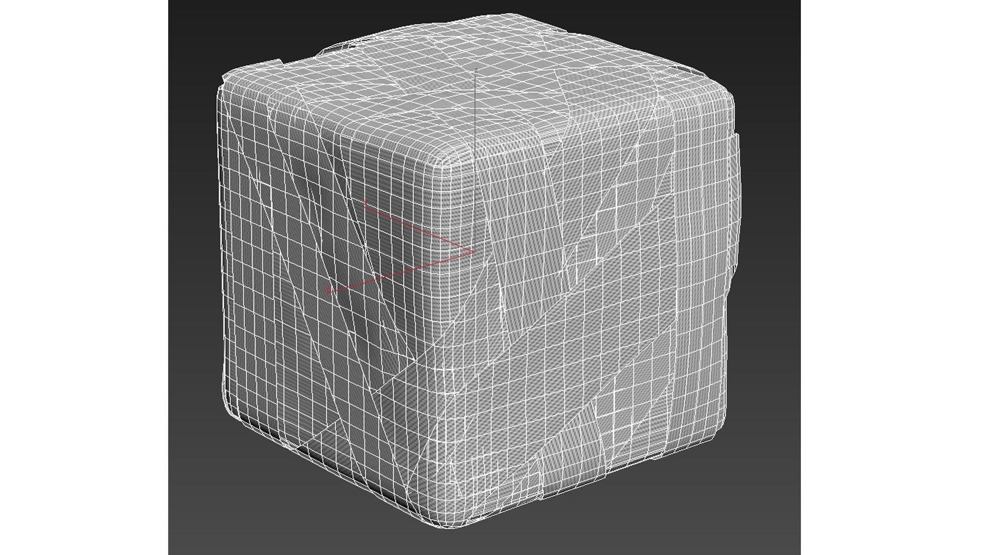 Palecek Henley Hassock Ottoman 3D - TurboSquid 2216522