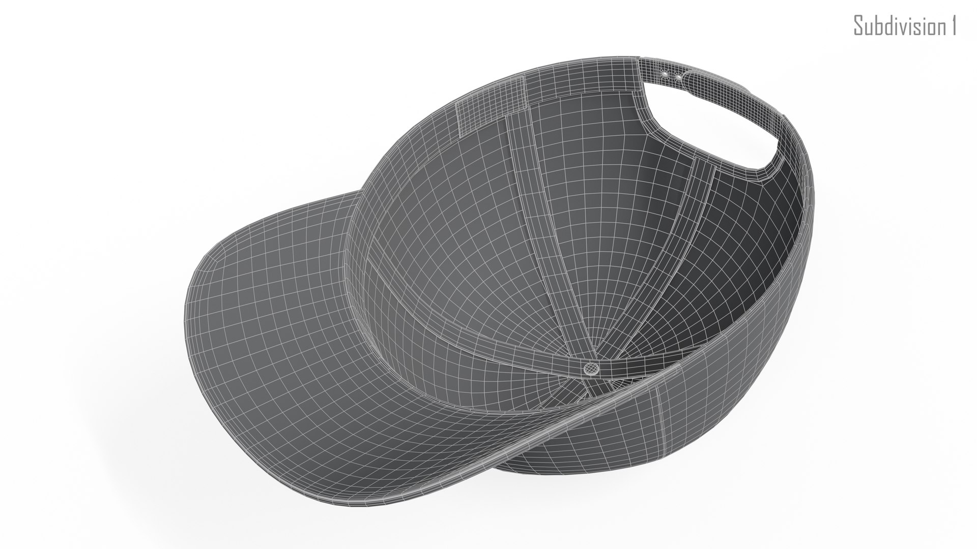 Baseball Cap Trucker 02 3D - TurboSquid 2386993