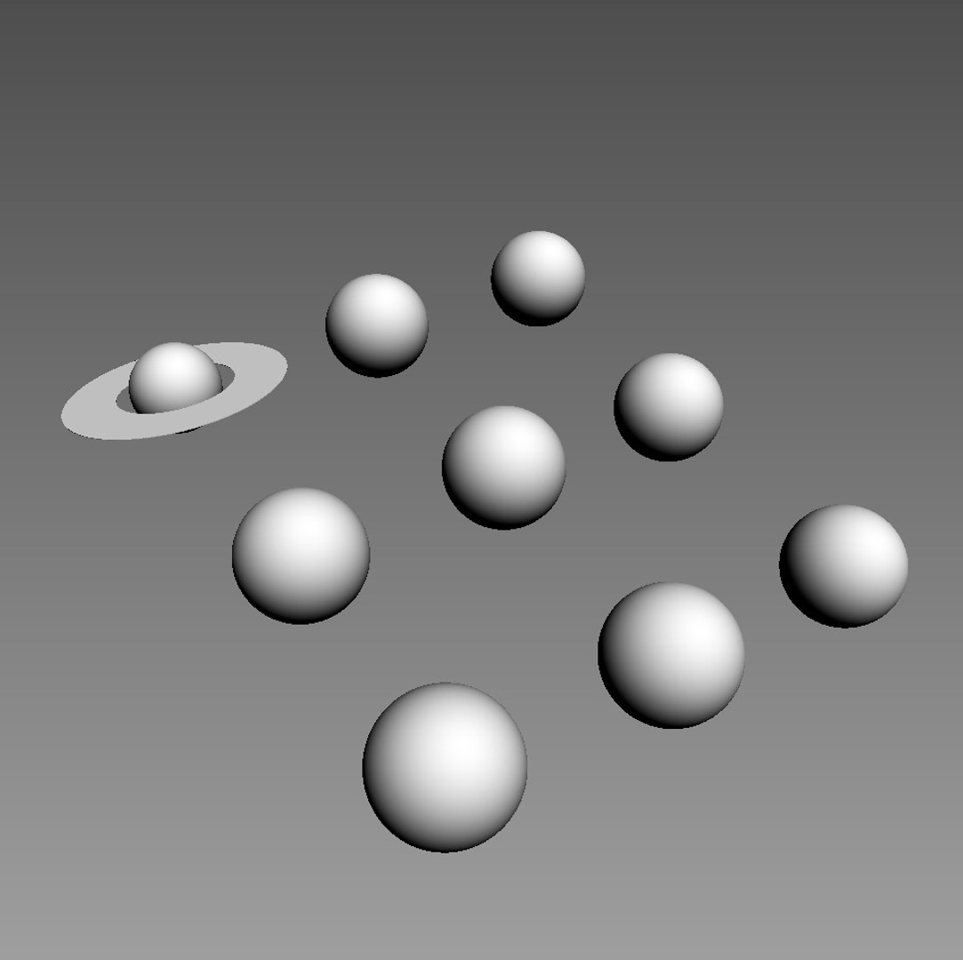 3d Planets Solar Model
