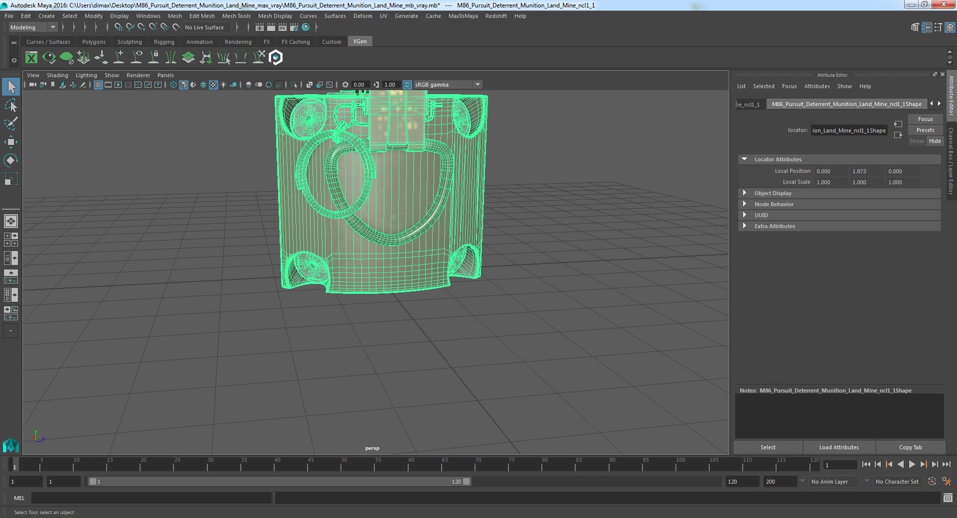 3D Model M86 Pursuit Deterrent Munition - TurboSquid 1631801